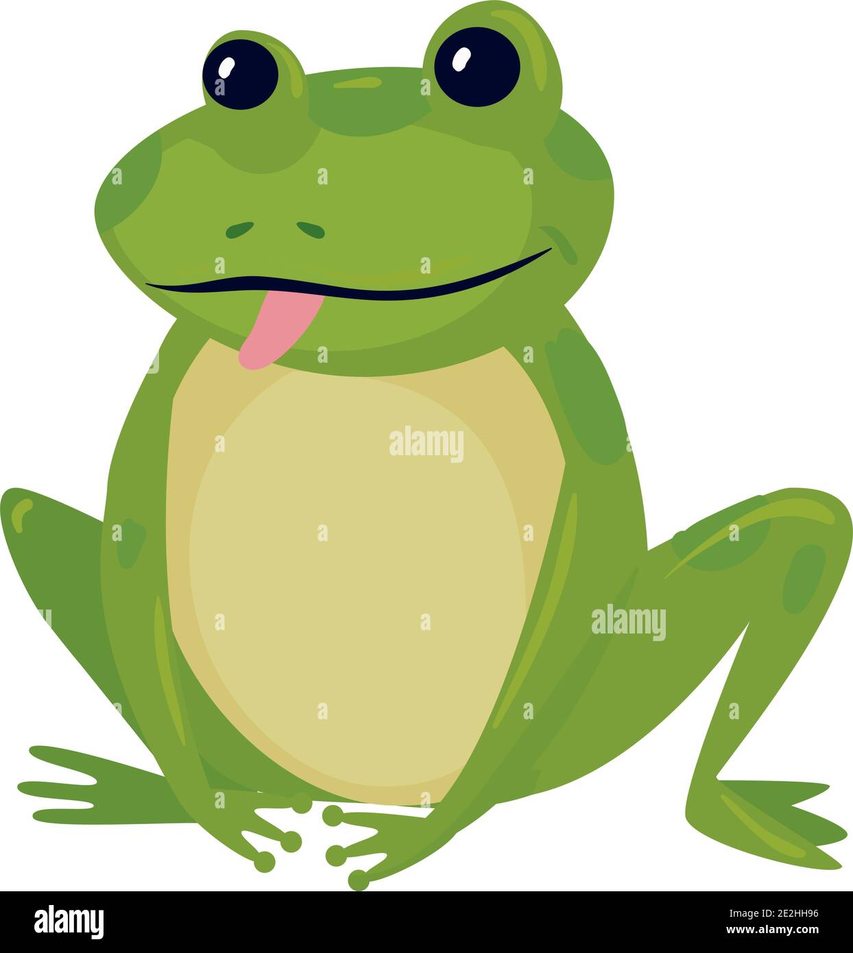 frog cartoon isolated vector design Stock Vector Image & Art - Alamy