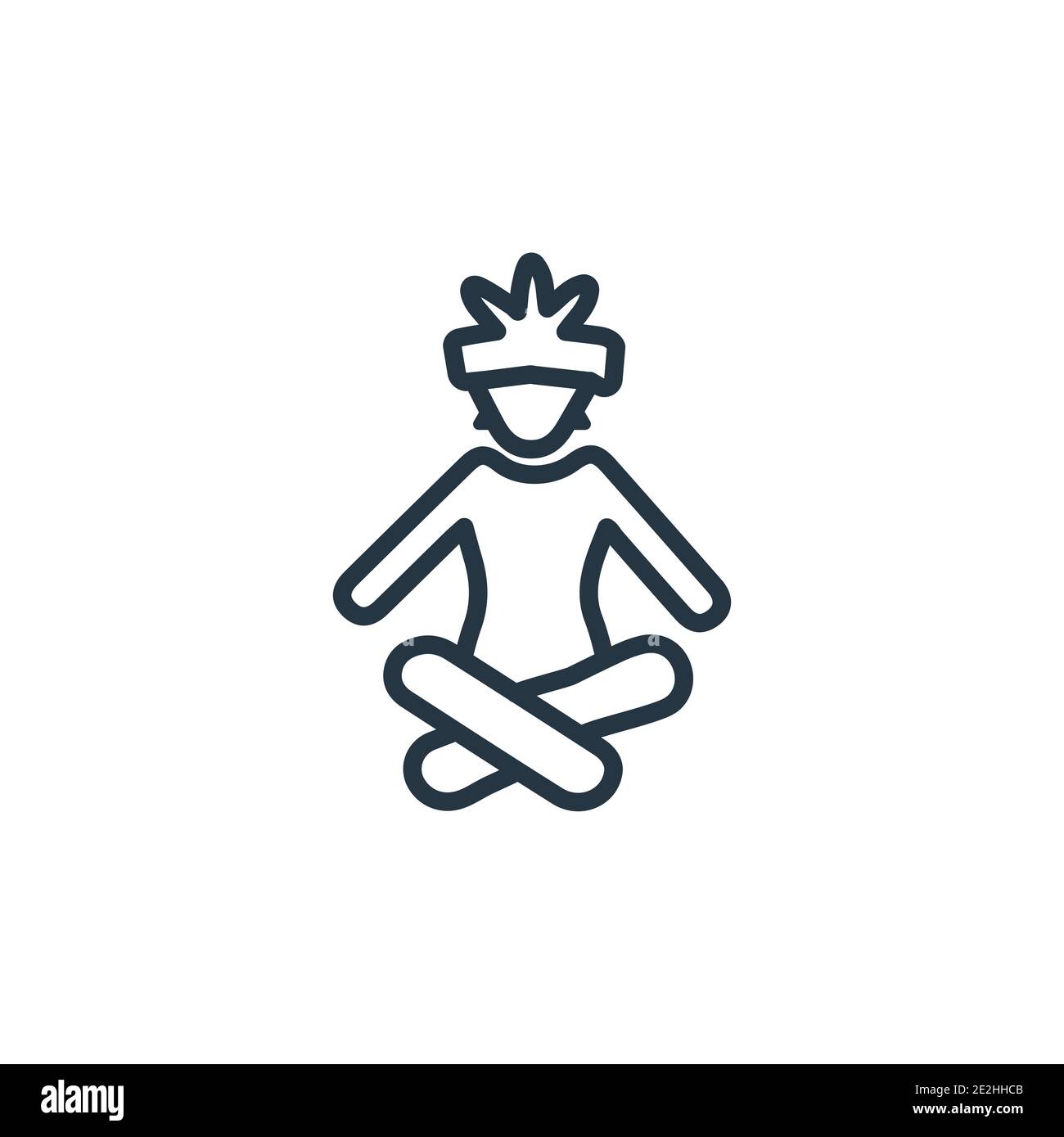 Lakshmi outline vector icon. Thin line black lakshmi icon, flat vector ...