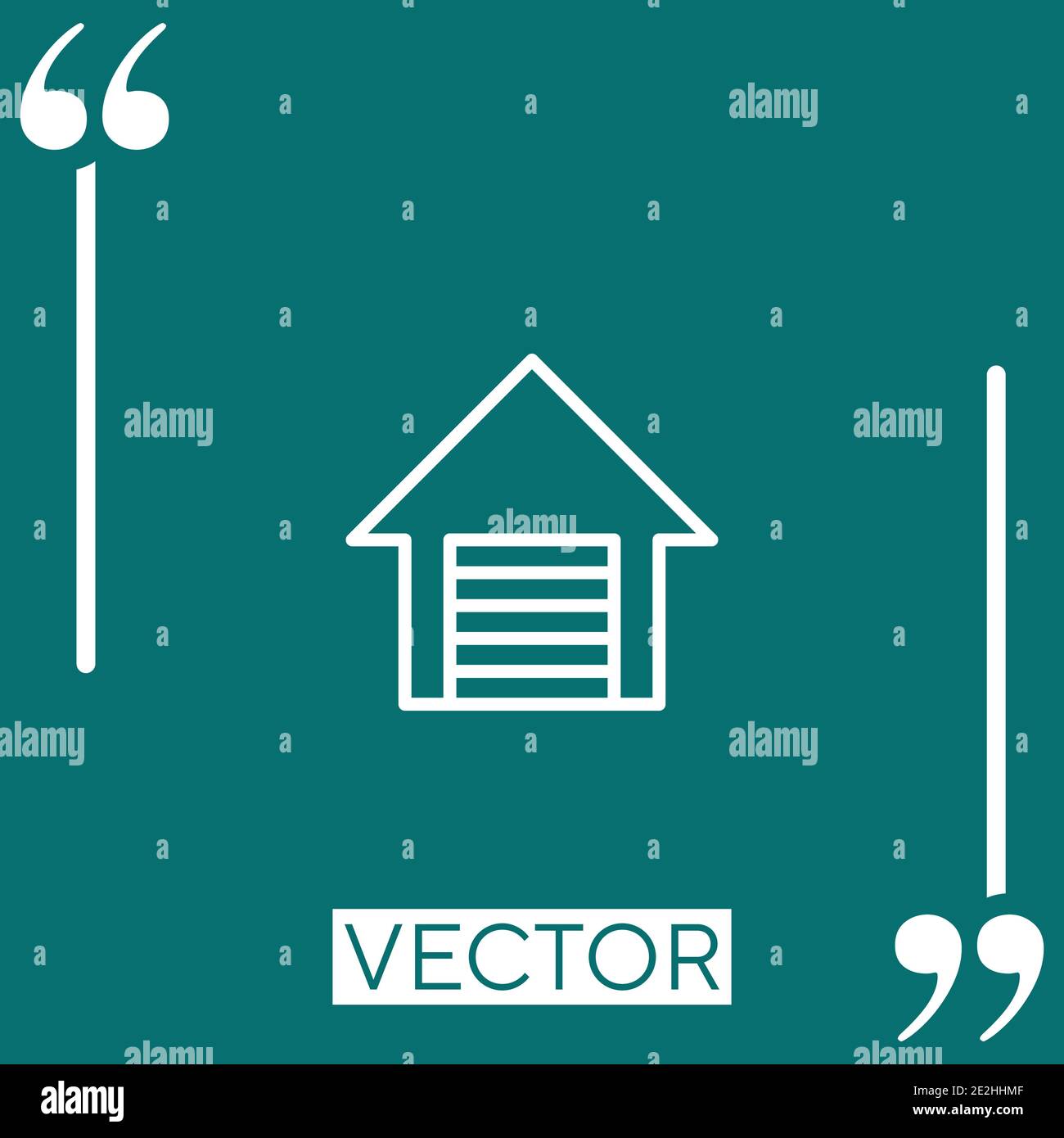 Inside interior garage Stock Vector Images - Alamy