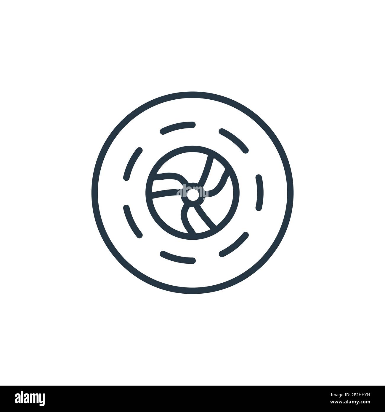 Extractor outline vector icon. Thin line black extractor icon, flat ...