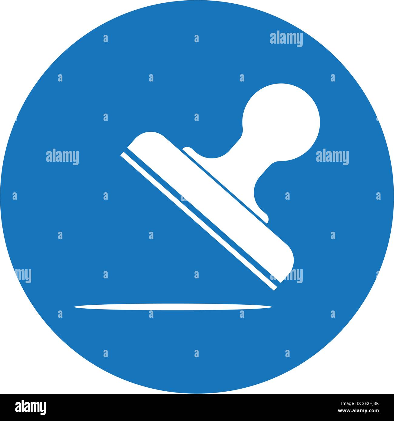 Stamp logo Icon Flat vector illustration design template Stock Vector ...