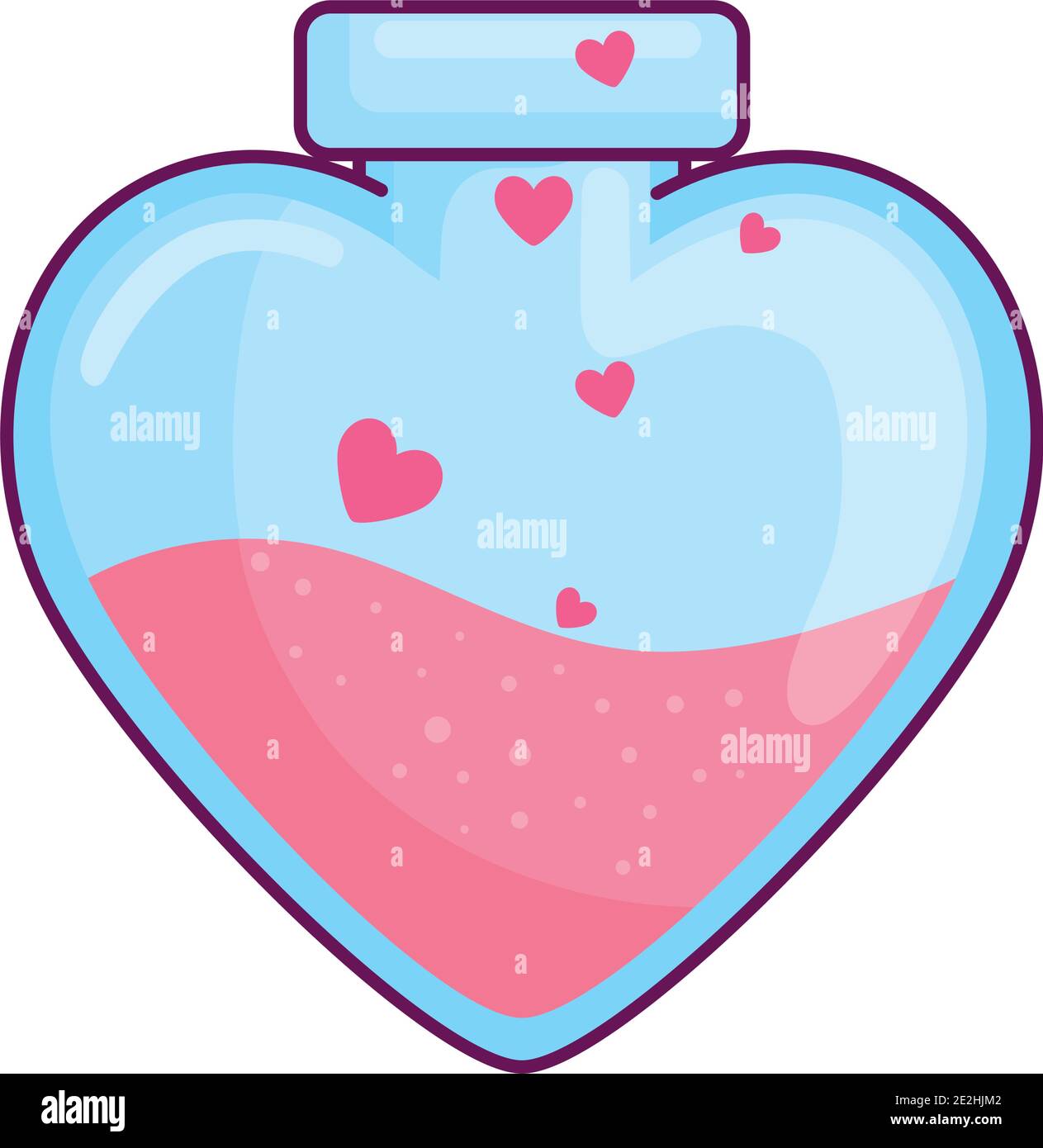 Heart flask isolated vector design Stock Vector Image & Art - Alamy