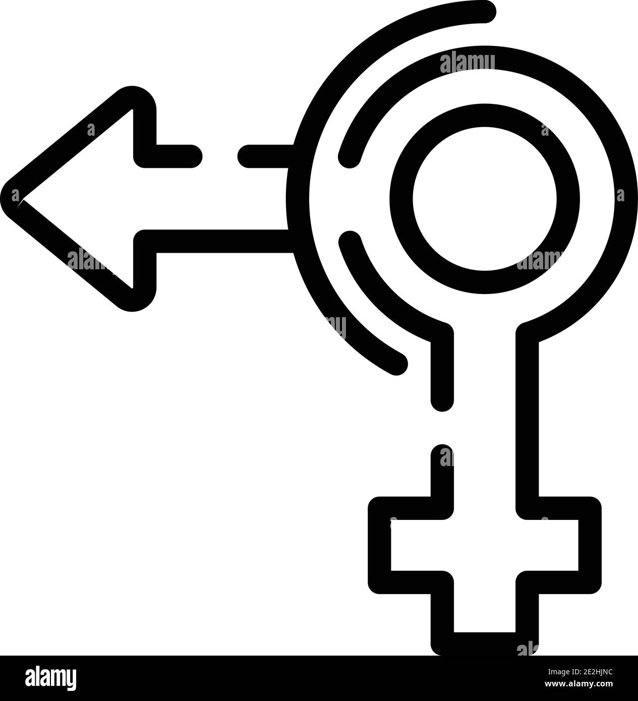 Human equality icon. Outline human equality vector icon for web design ...