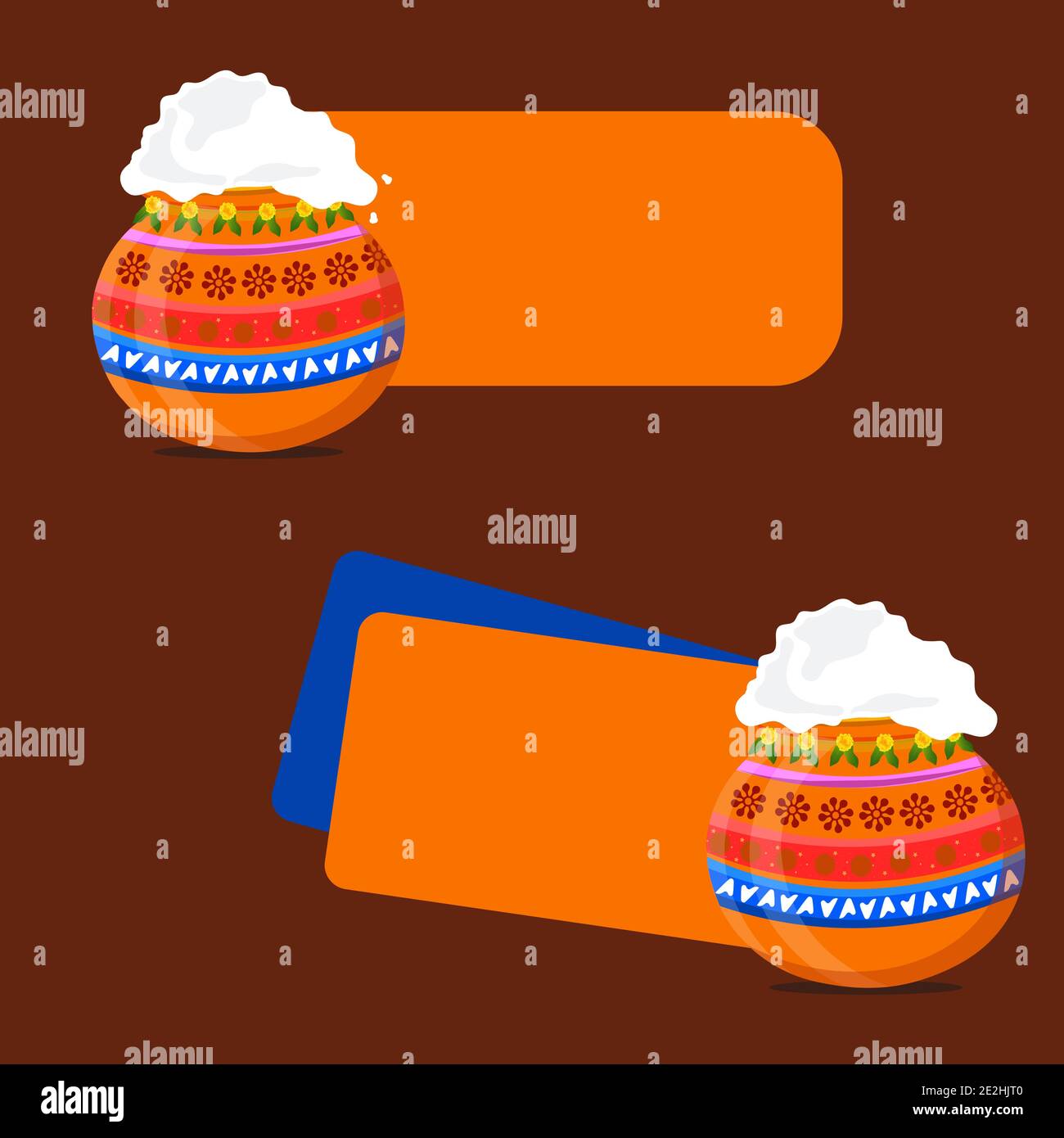 Happy Pongal Festival Offer Banner, Sticker, Label Design Collection ...