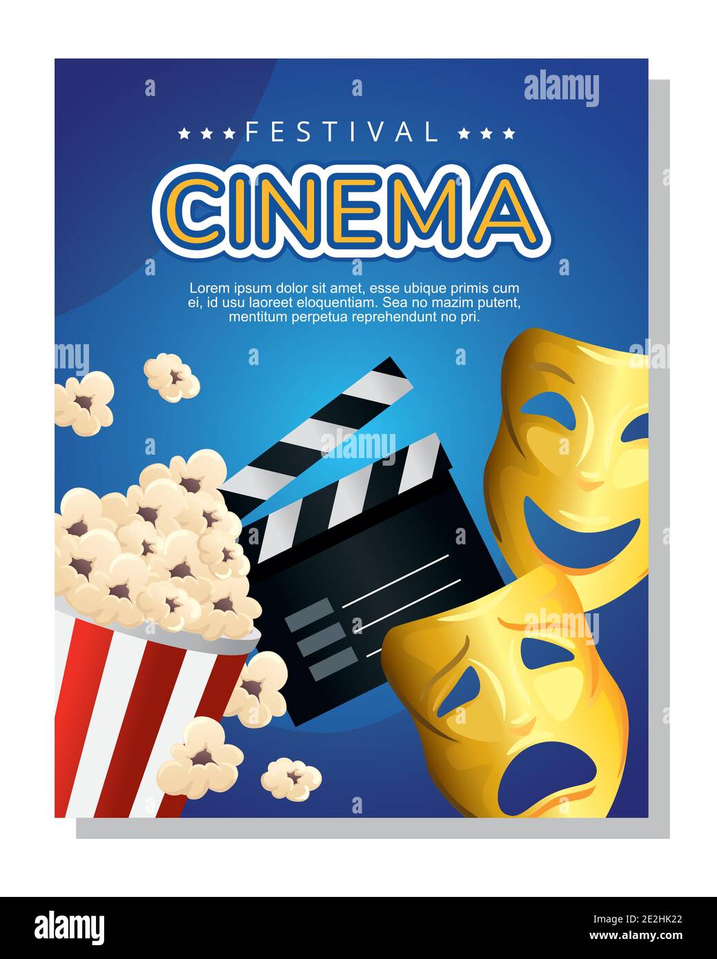 Theatre masks cinema Cut Out Stock Images & Pictures - Alamy