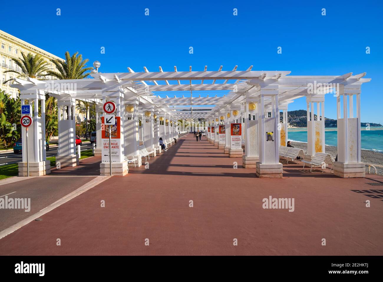 Pergola in promenade des anglais hi-res stock photography and images ...