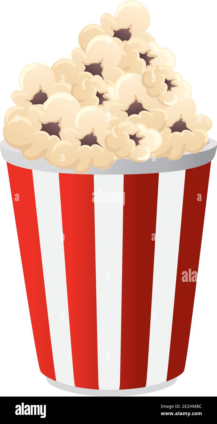 Cinema popcorn striped box vector design Stock Vector Image & Art - Alamy
