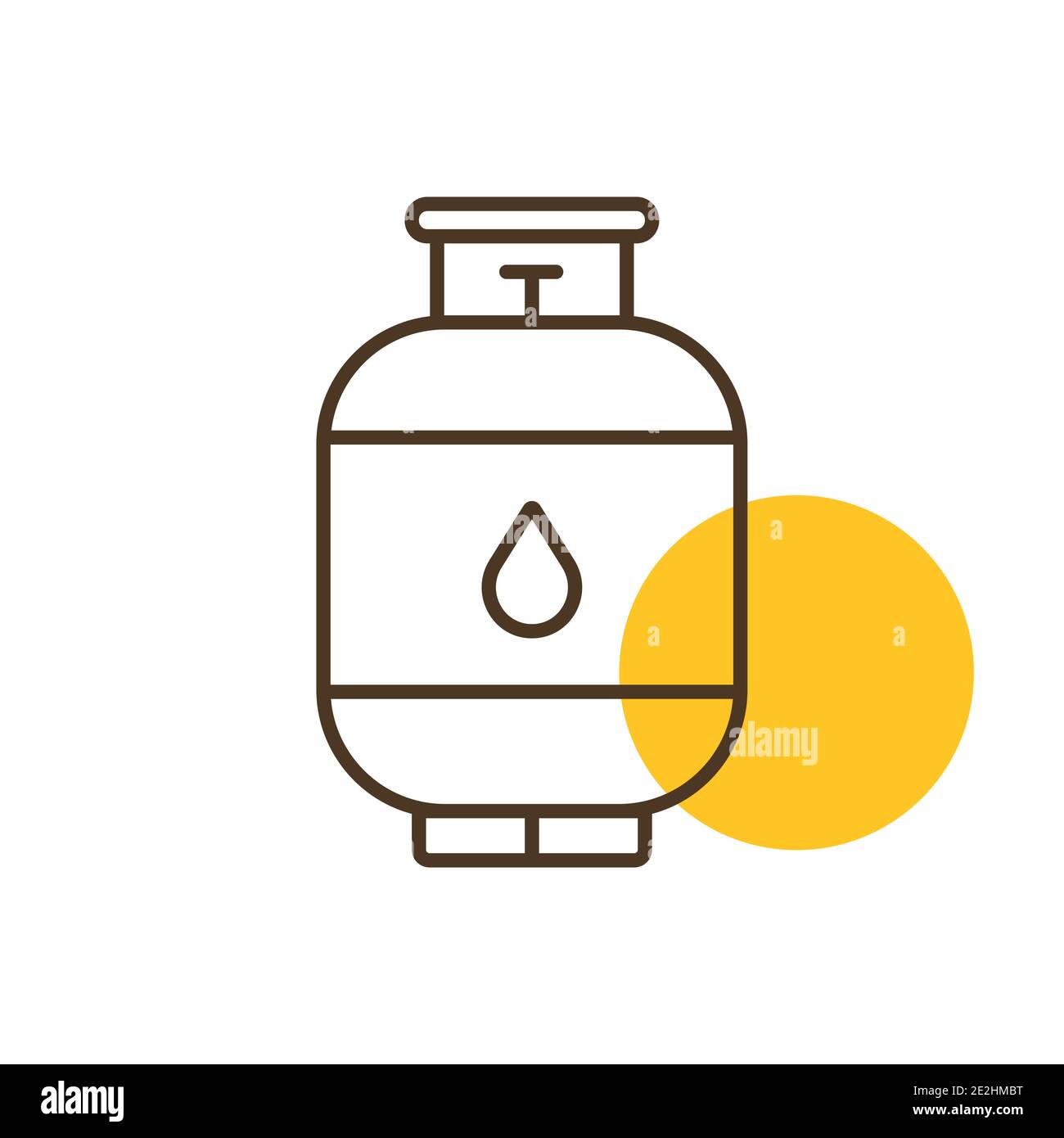 Propane gas cylinder vector icon. Barbecue and bbq grill sign. Graph ...