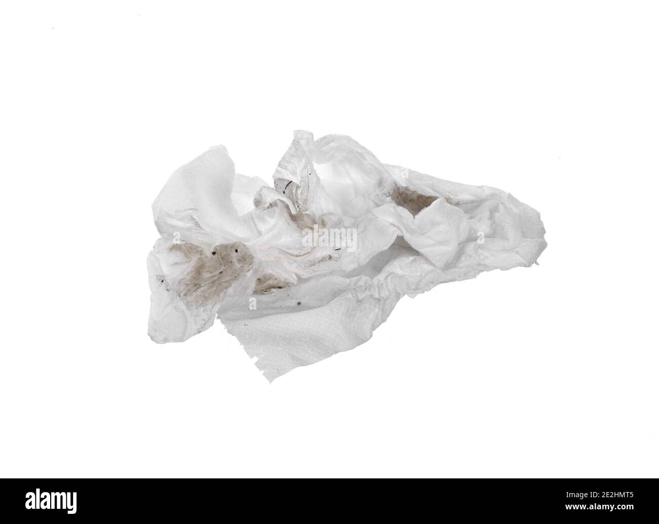 Crumpled tissue Cut Out Stock Images & Pictures - Alamy