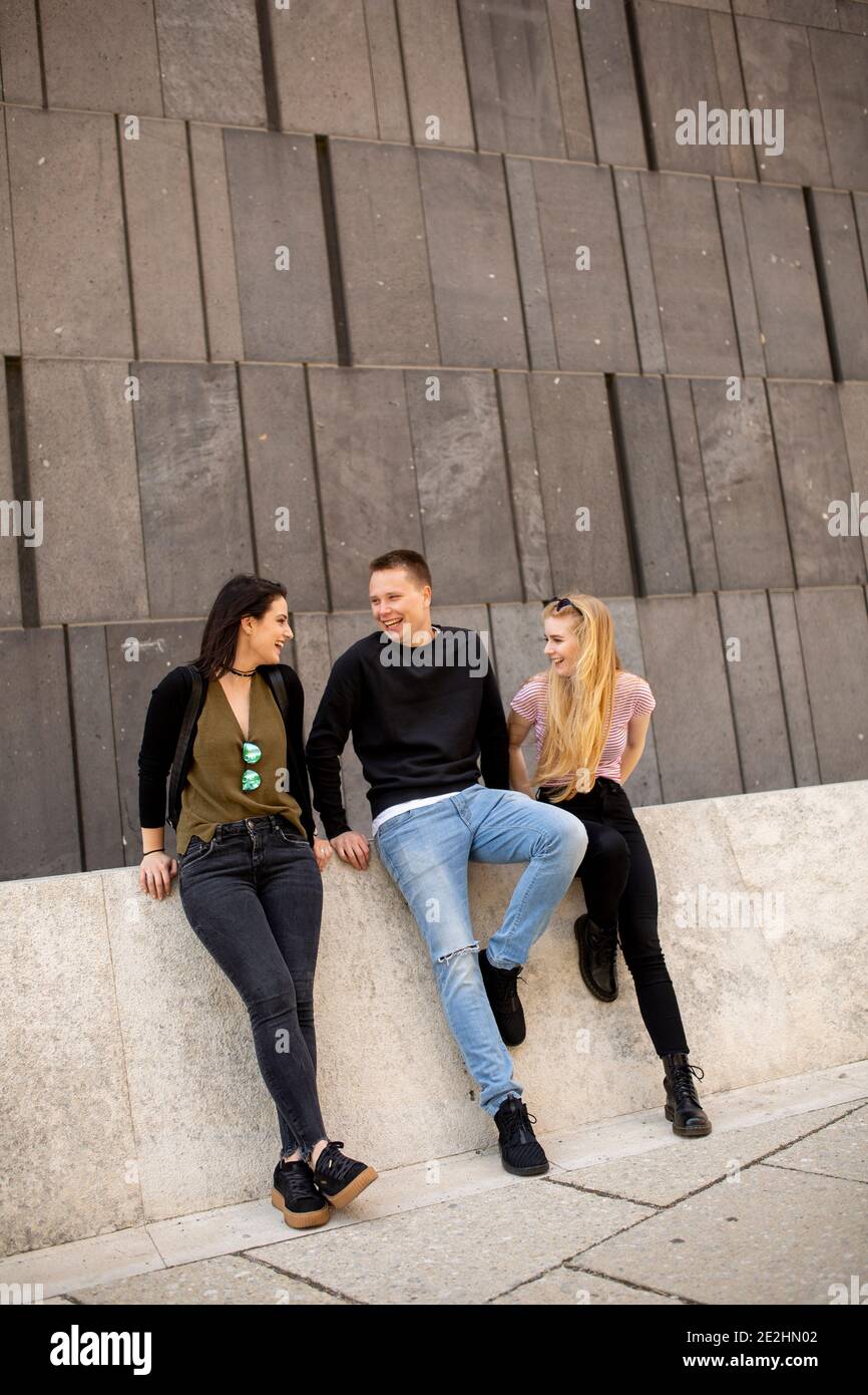 Group of young people in Vienna, Austria Stock Photo - Alamy