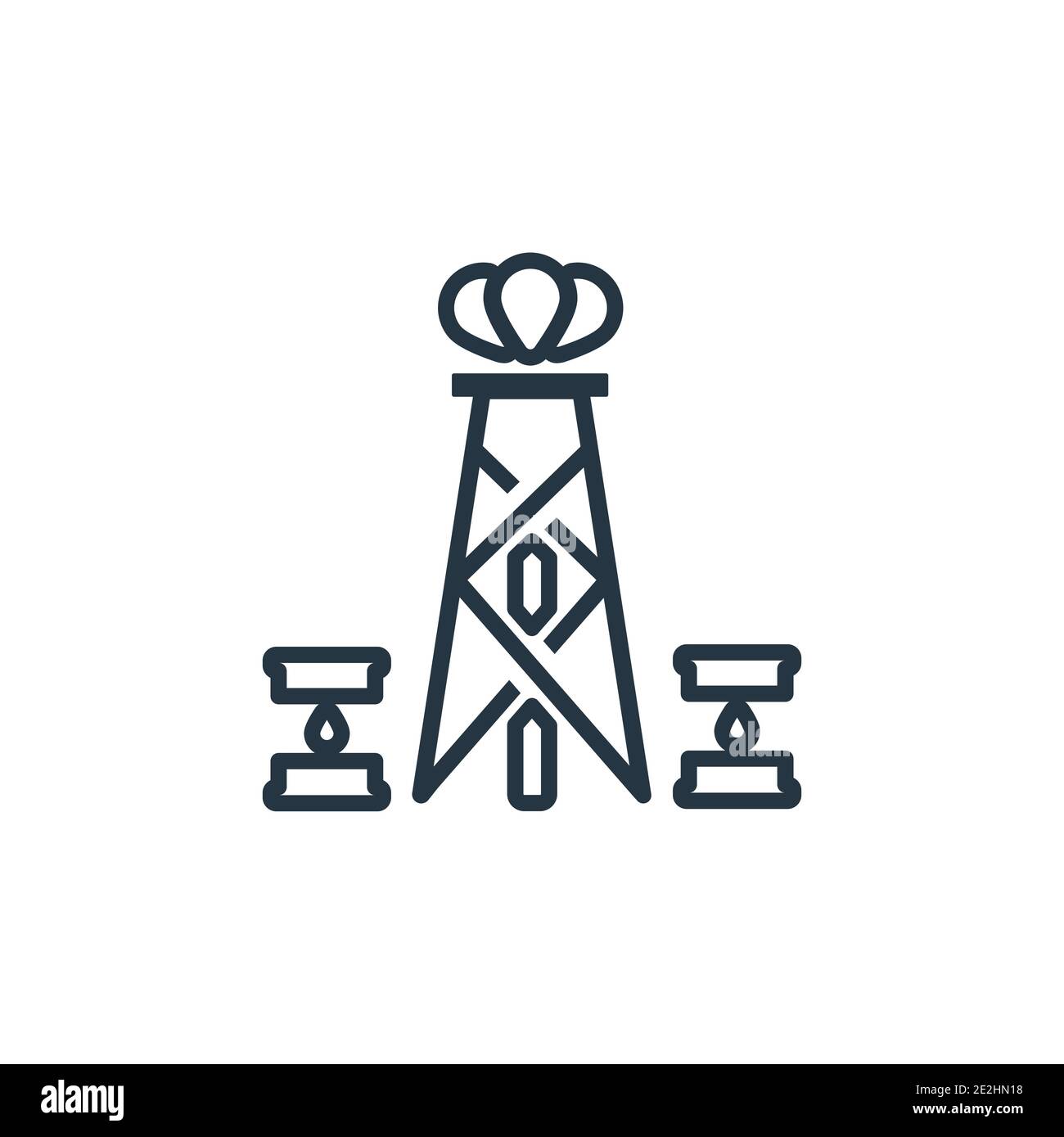 Extraction outline vector icon. Thin line black extraction icon, flat ...