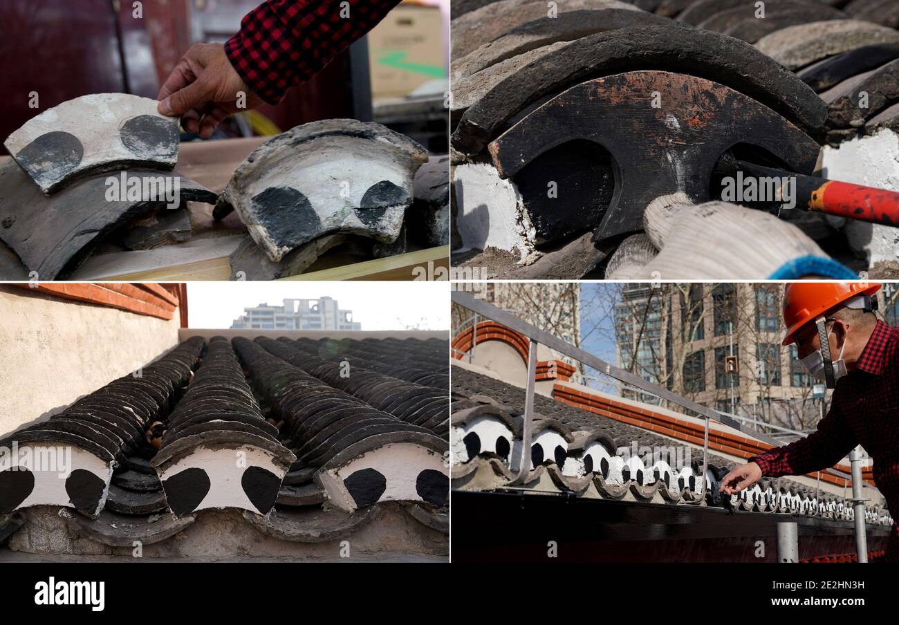 Building being repaired restored hi-res stock photography and images ...