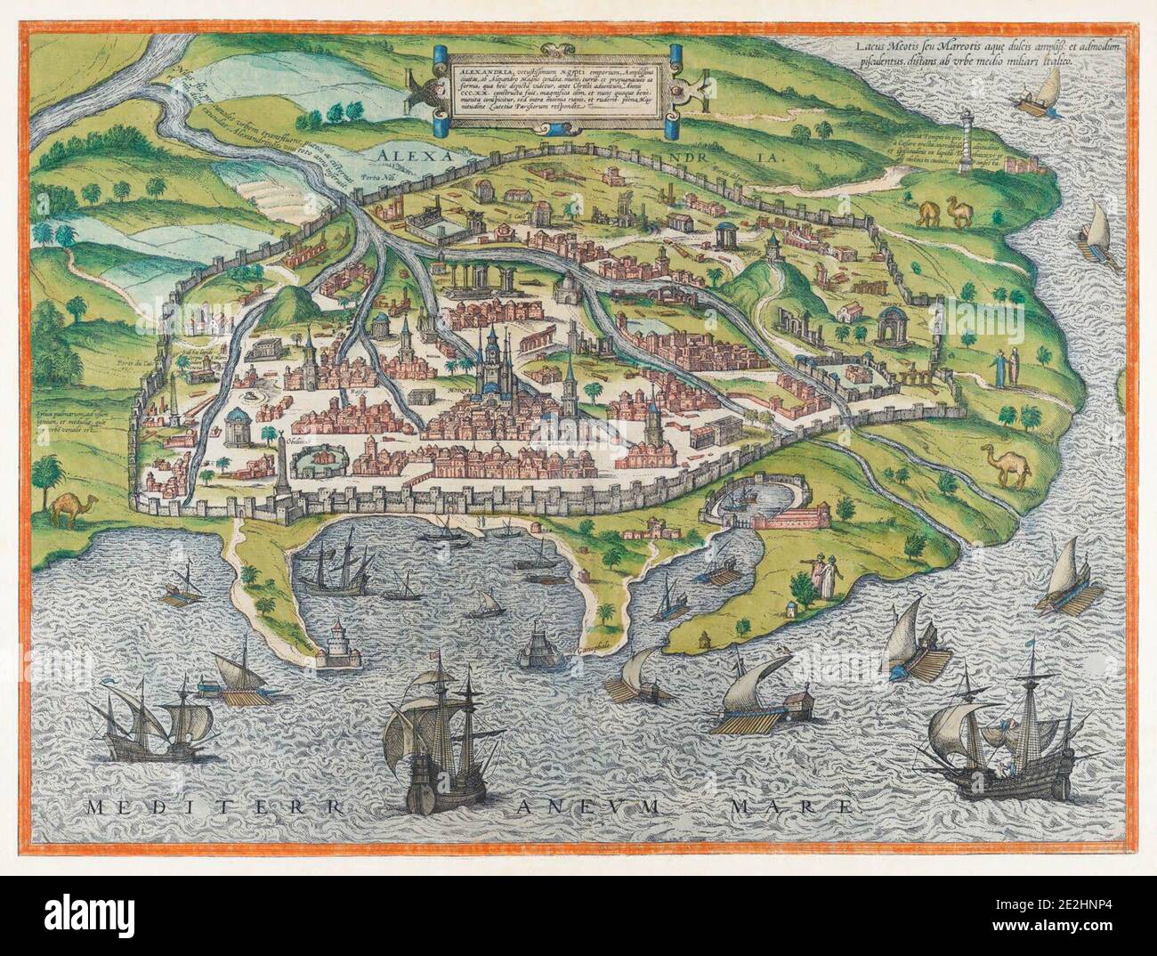 Map Of Alexandria High Resolution Stock Photography and Images - Alamy