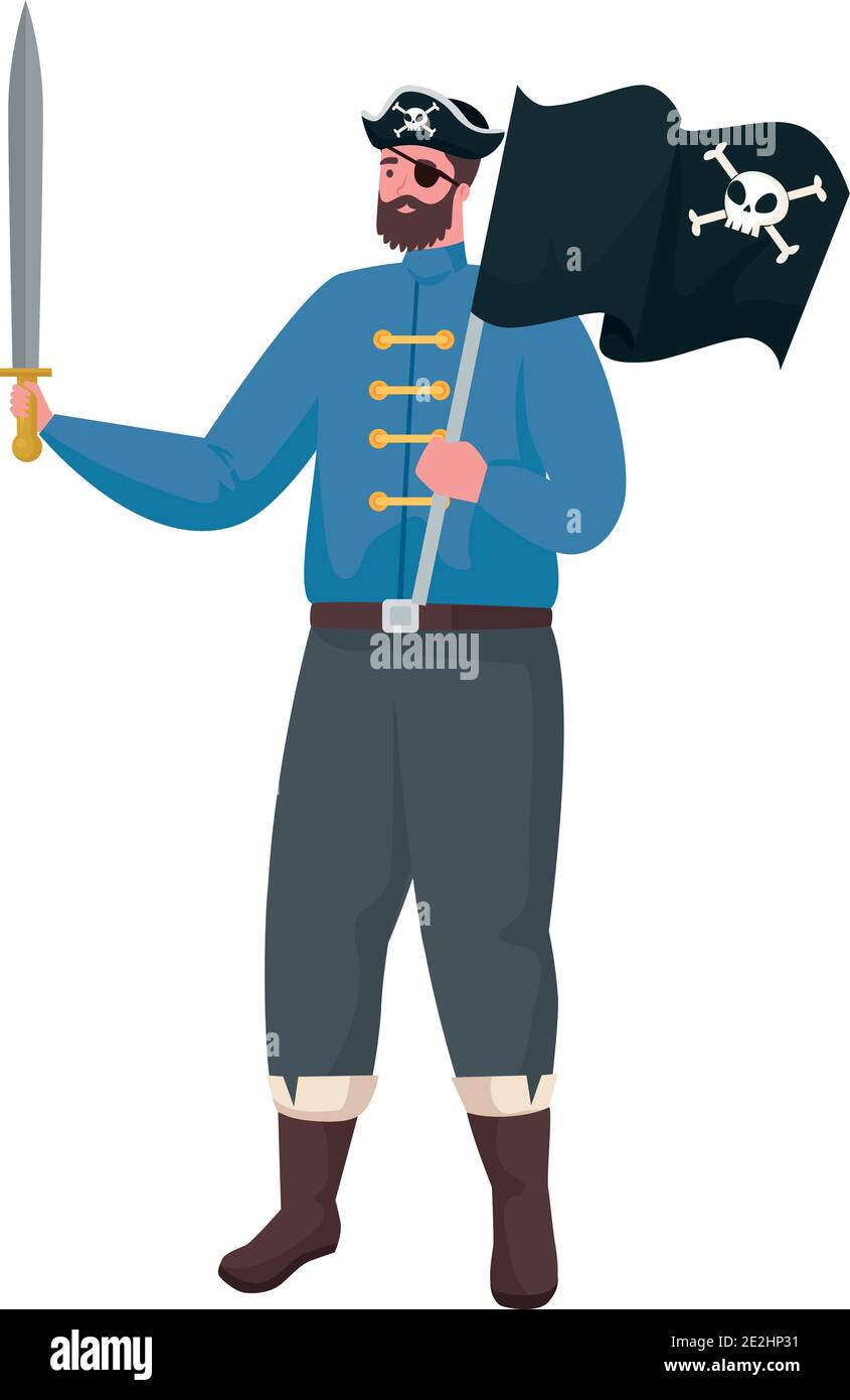 Fairytale pirate cartoon vector design Stock Vector Image & Art - Alamy