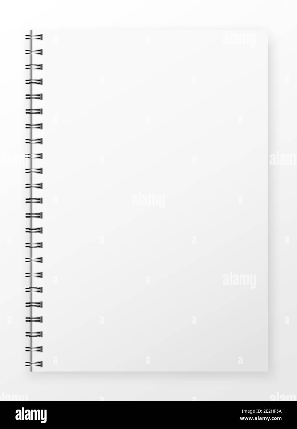 White board paper blank sheet new page Stock Vector Images - Alamy