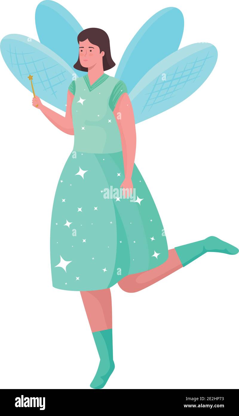 Fairytale fairy cartoon vector design Stock Vector Image & Art - Alamy