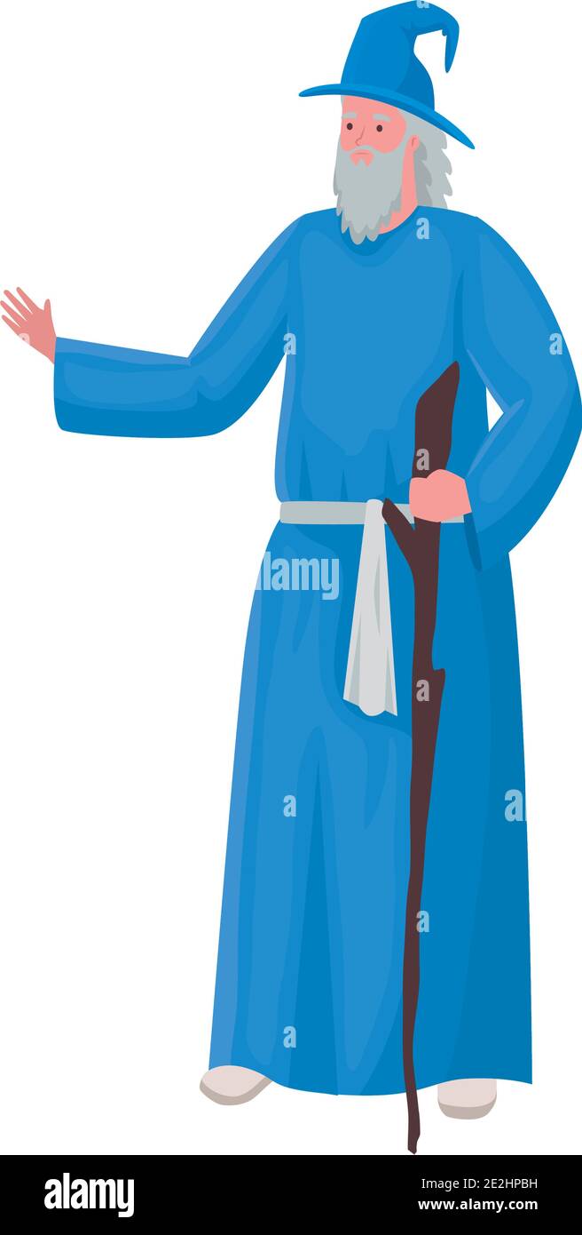 Fairytale magician cartoon vector design Stock Vector Image & Art - Alamy