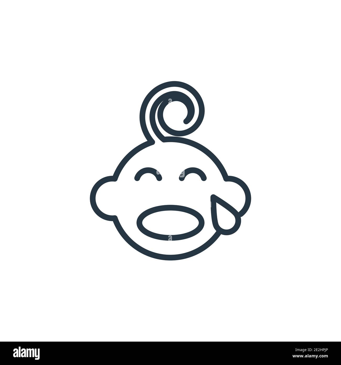 Sad person single line art hi-res stock photography and images - Alamy