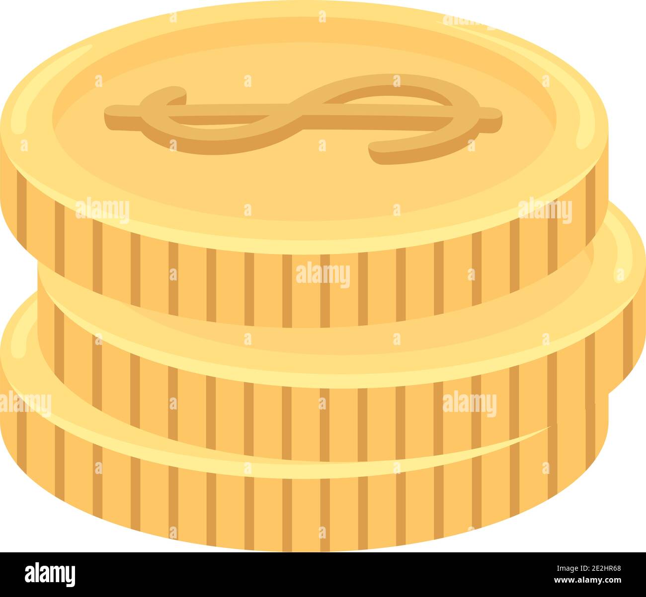 Coins icons isolated vector design Stock Vector Image & Art - Alamy