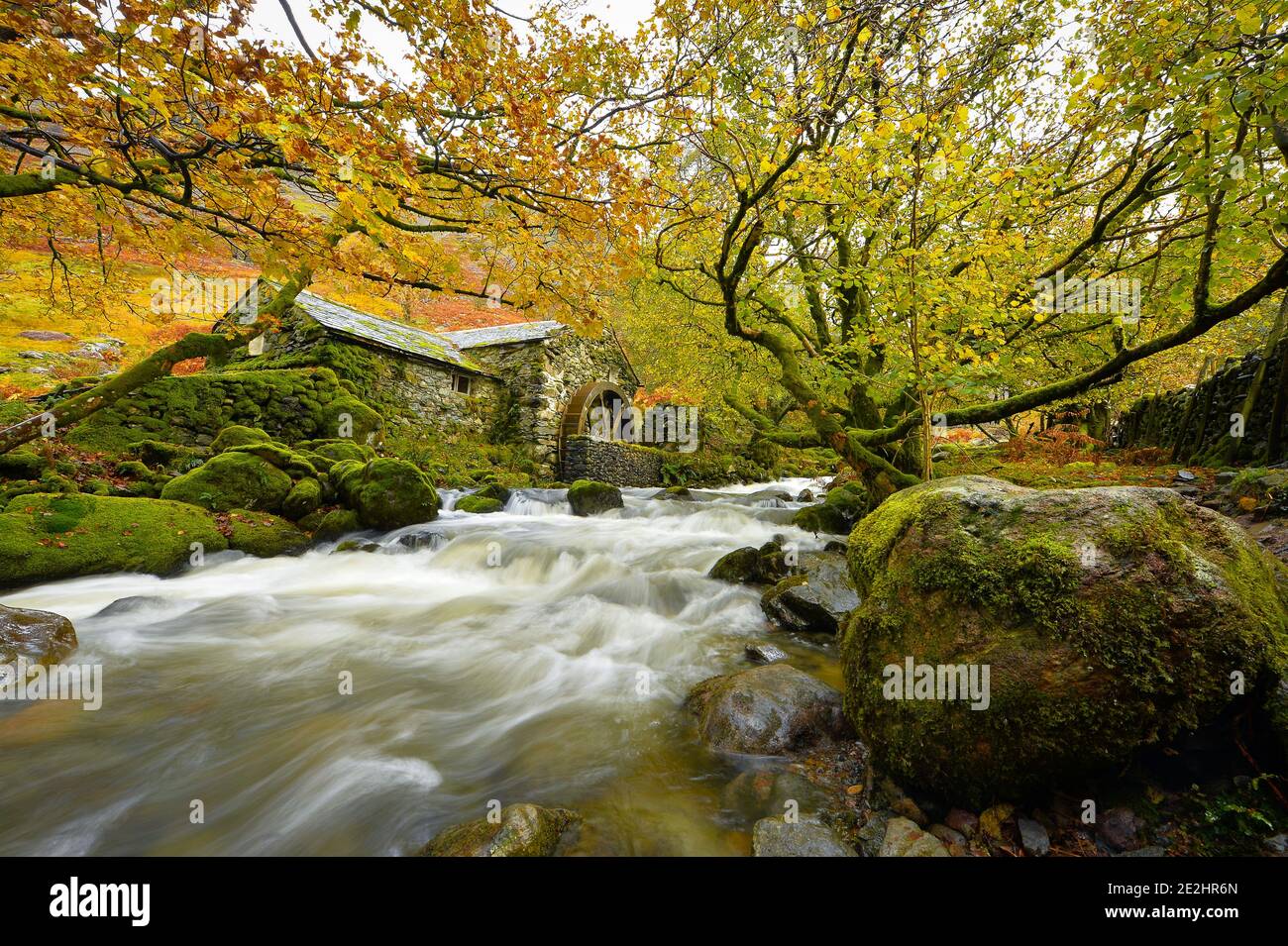 Old mill lake district hi-res stock photography and images - Alamy