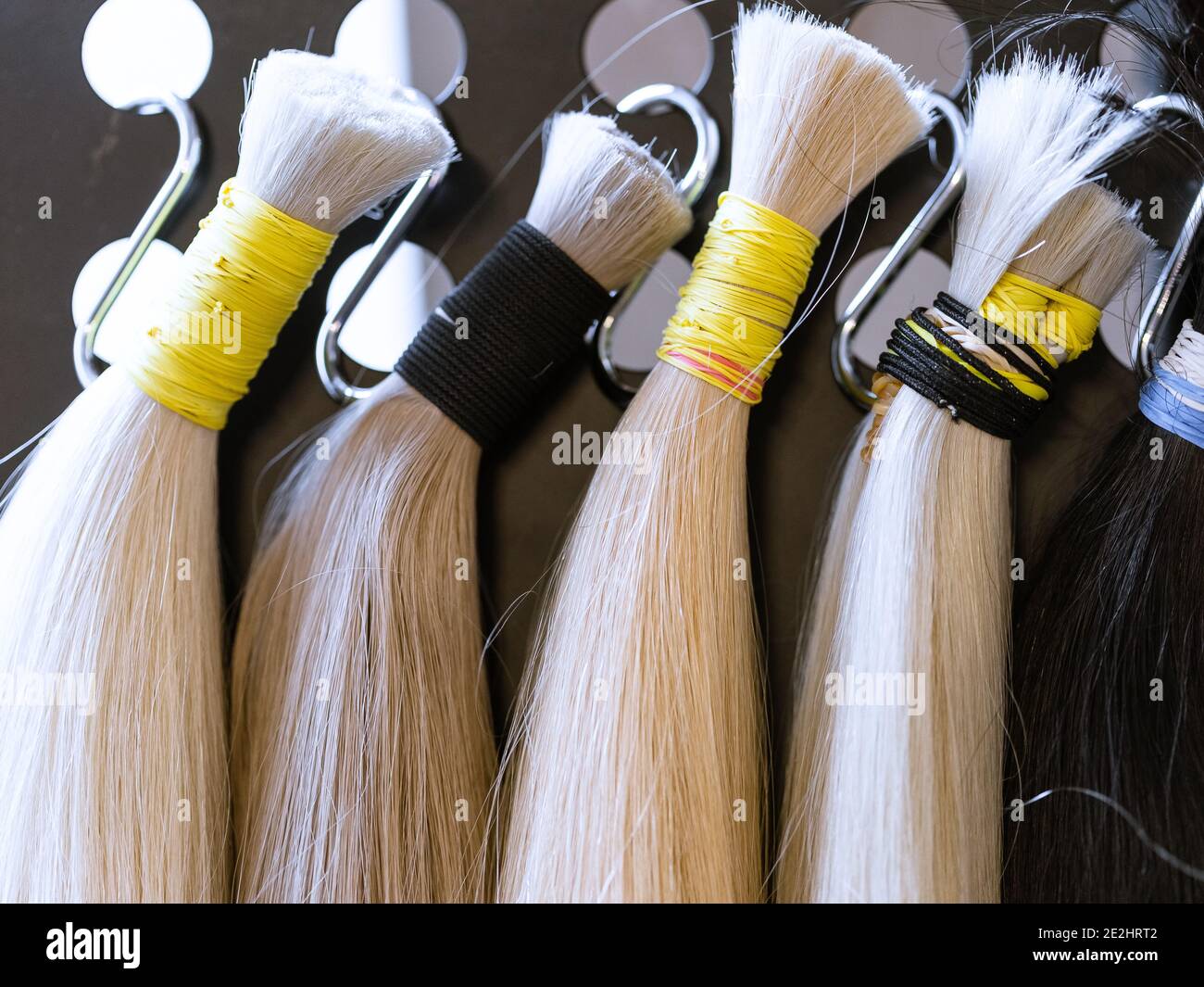 Human hair extensions hi-res stock photography and images - Alamy