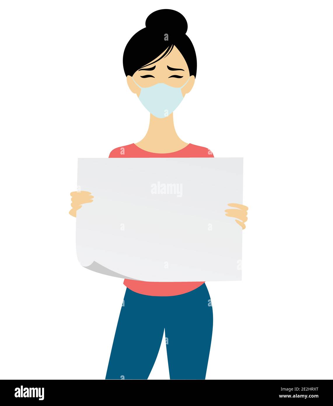 Asian woman mask Stock Vector Images - Alamy