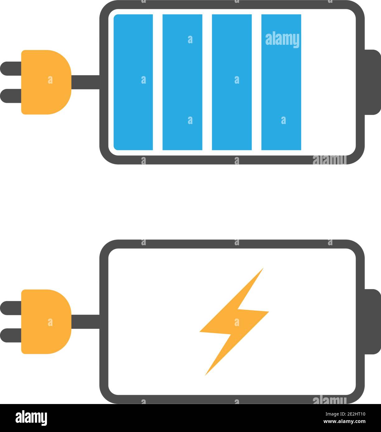 Battery logo icon design template vector illustration Stock Vector ...