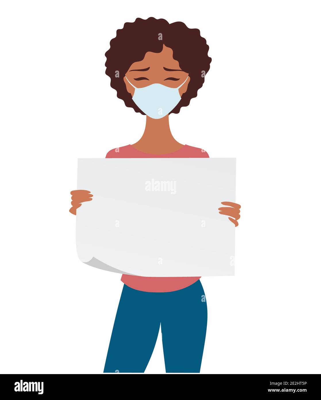 Wearing paper mask Cut Out Stock Images & Pictures - Alamy