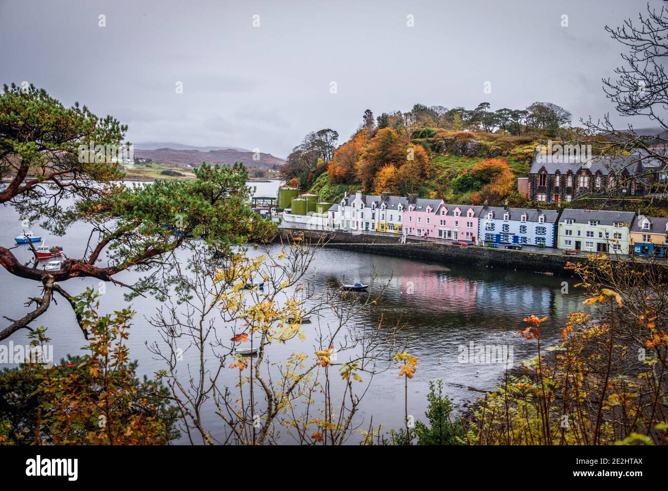 Portree skyline hi-res stock photography and images - Alamy
