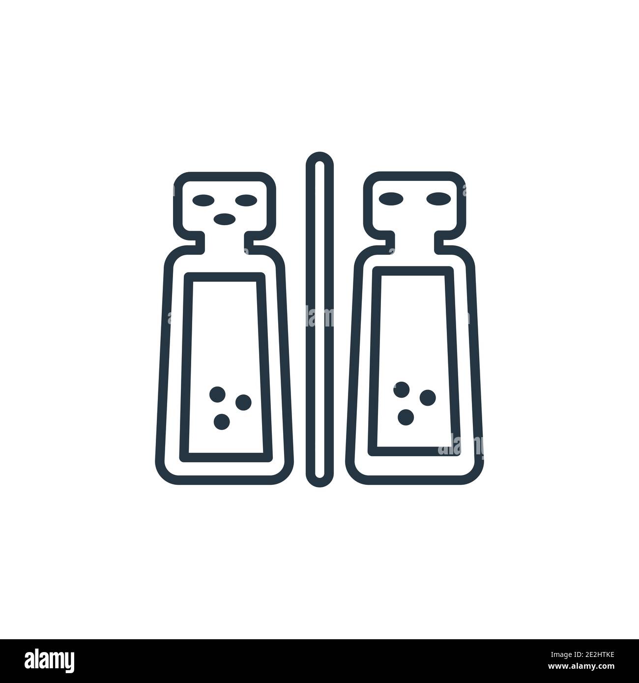 Spice jar outline vector icon. Thin line black spice jar icon, flat ...