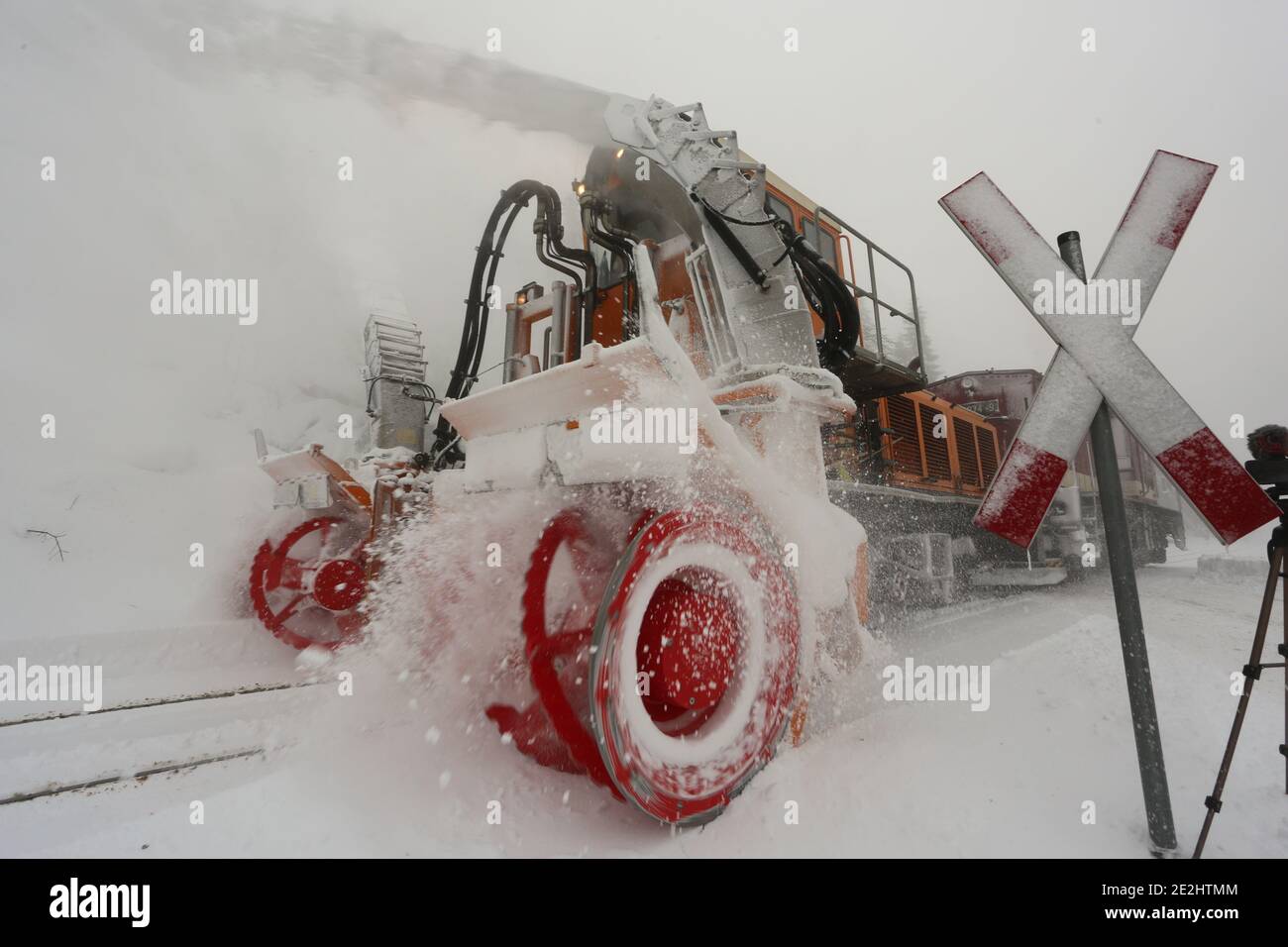 Snow blower train hi-res stock photography and images - Alamy