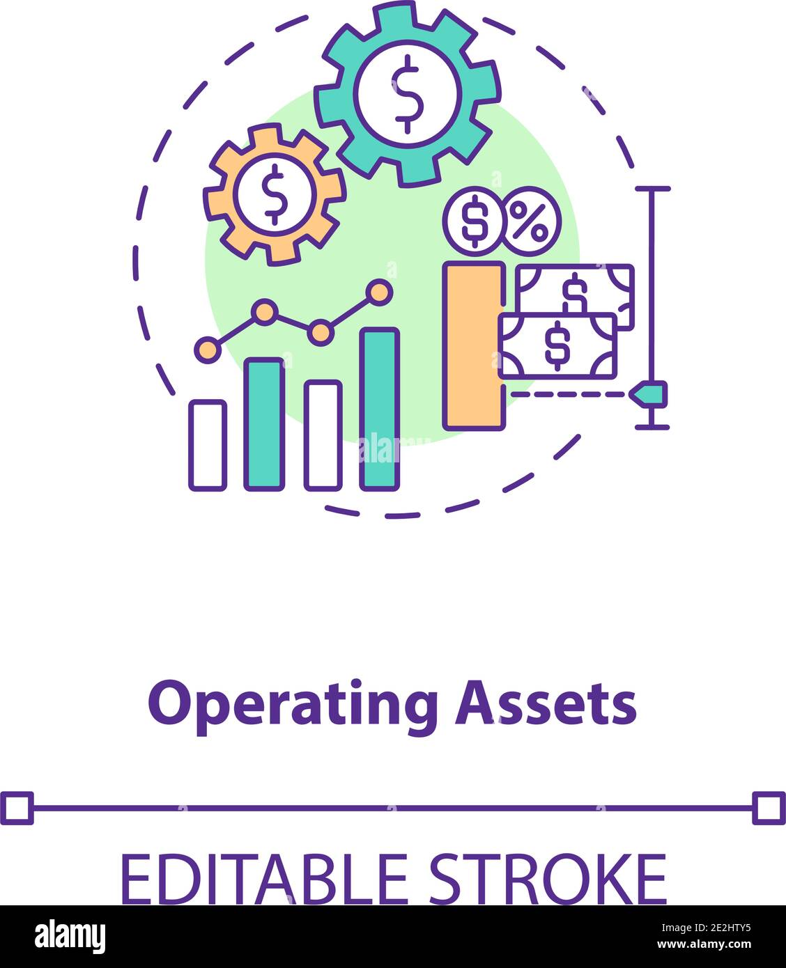 Operating assets concept icon Stock Vector Image & Art - Alamy