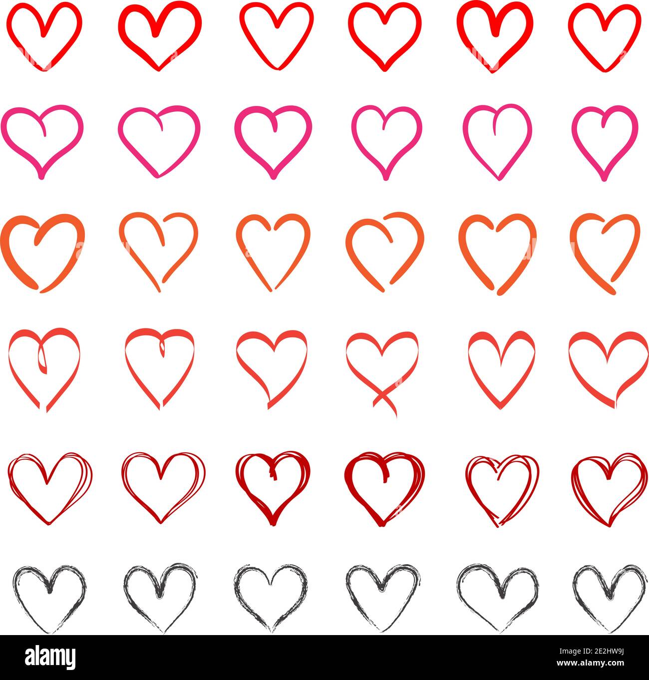 Valentine Heart Outline