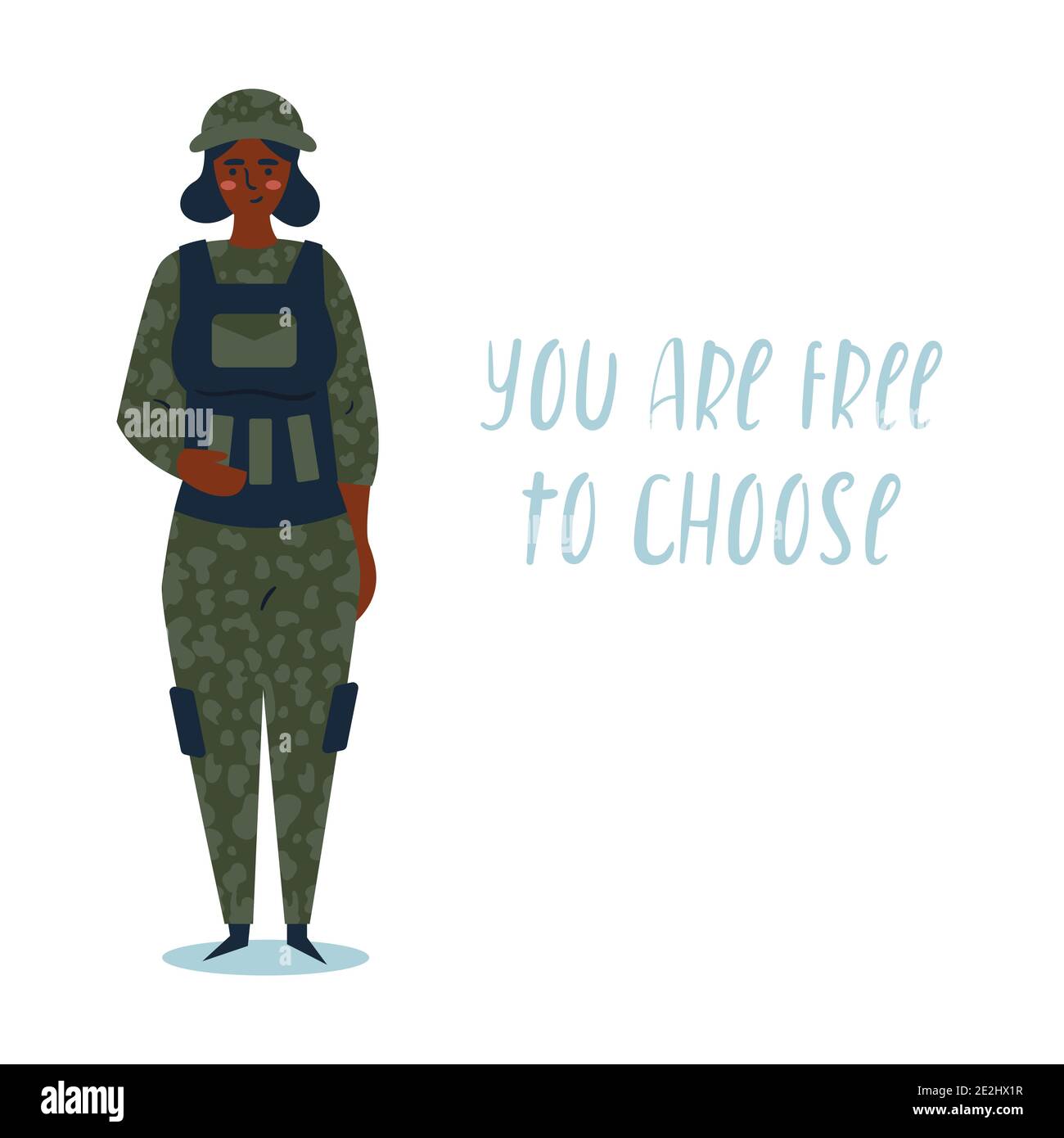 Women in military army Stock Vector Images - Alamy