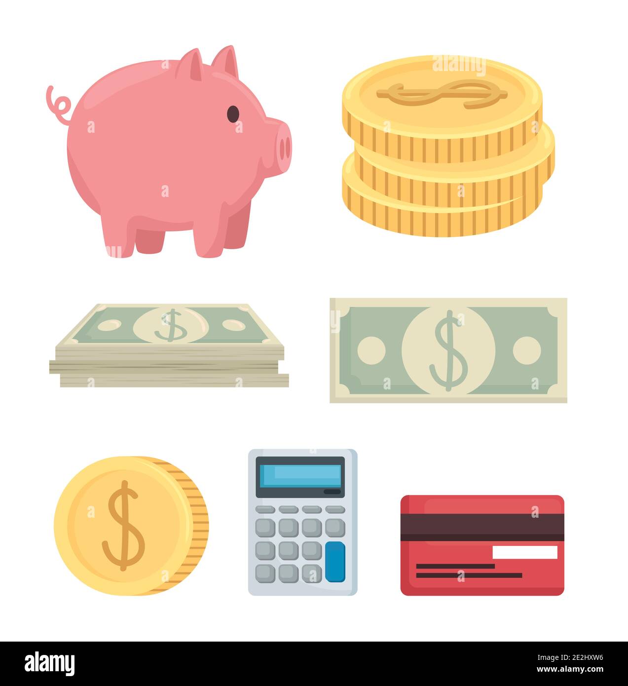 Money icon collection vector design Stock Vector Image & Art - Alamy