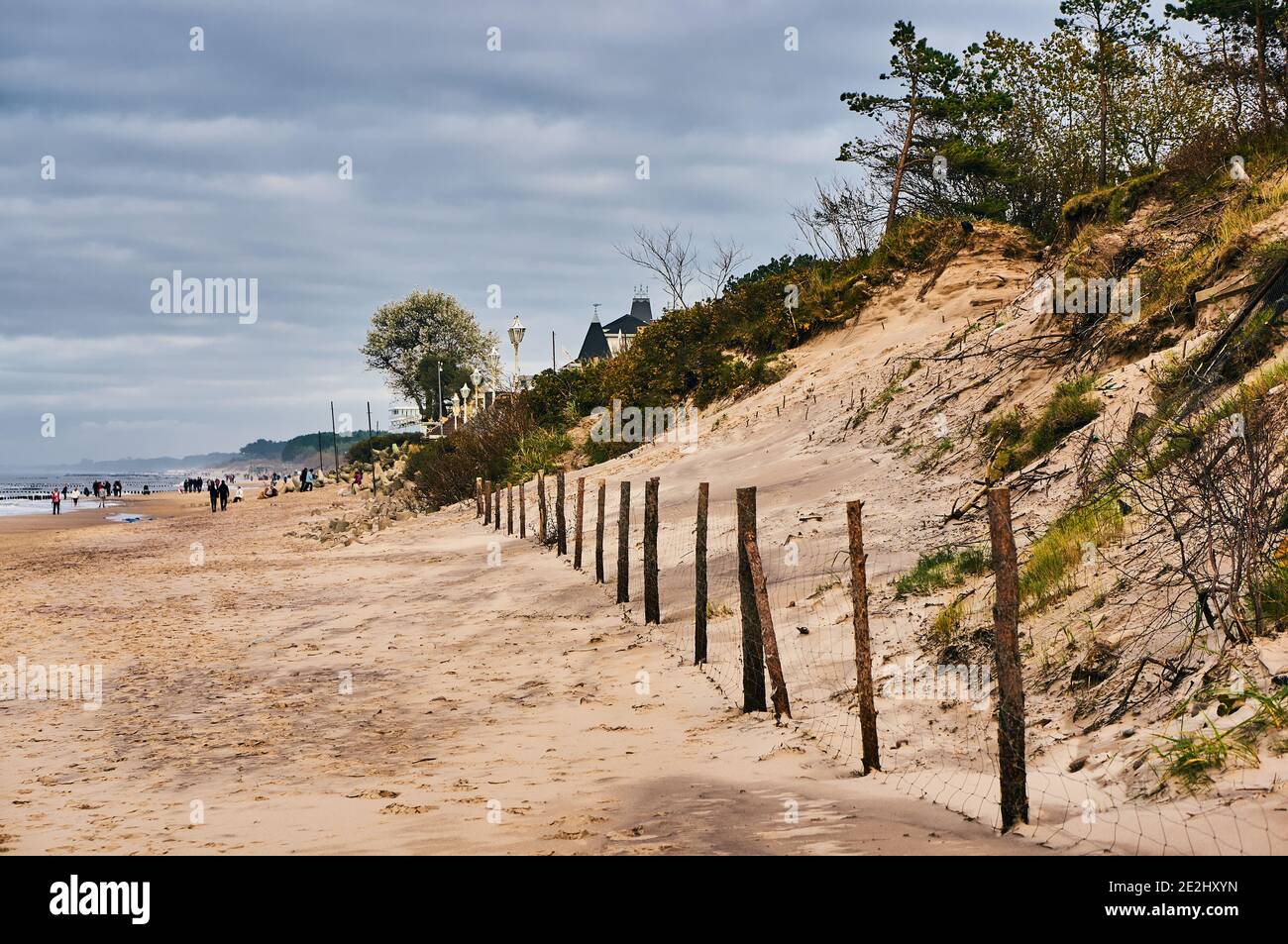 Sandy beach in Sarbinowo, Poland Stock Photo - Alamy