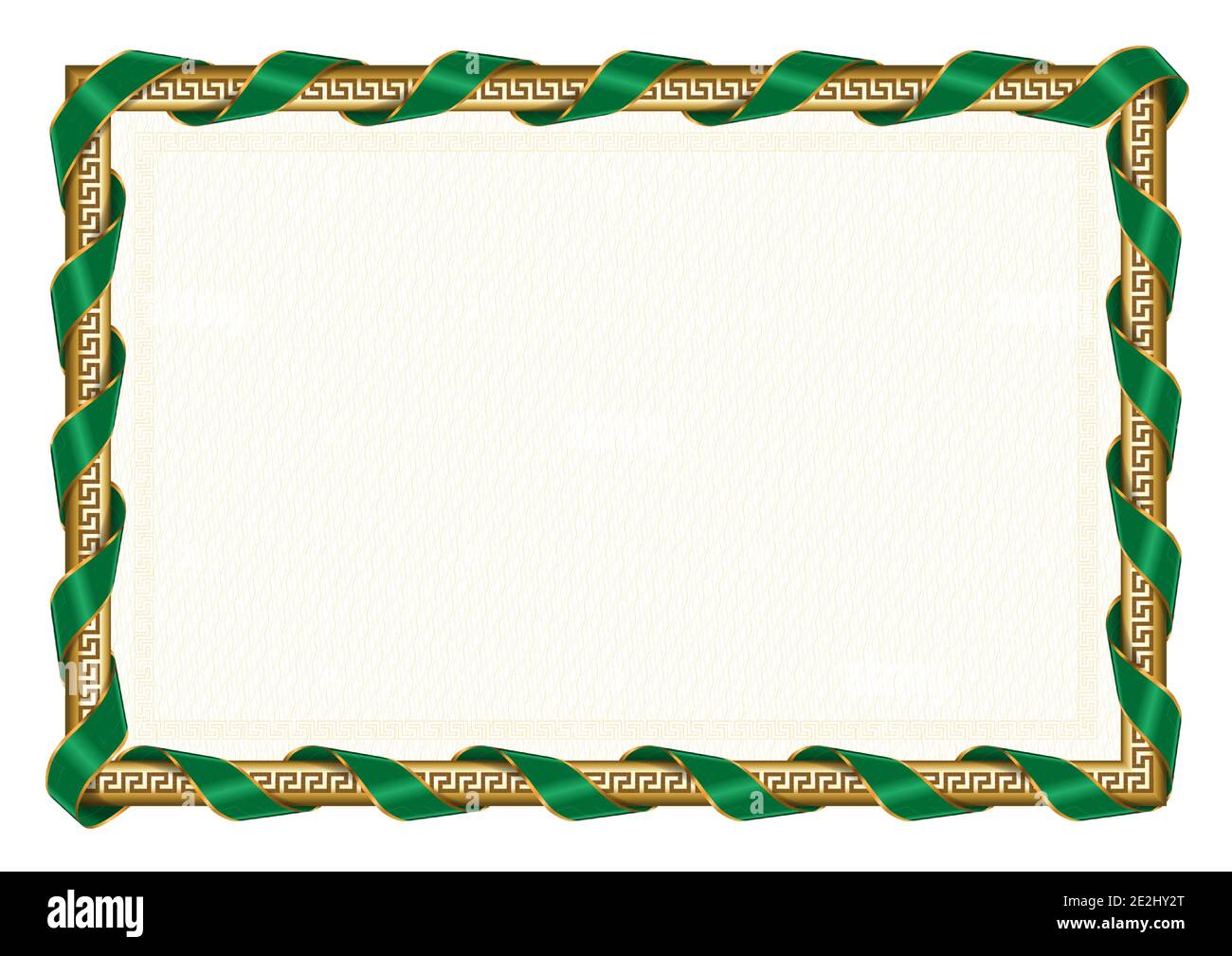 Horizontal frame and border with Saudi Arabia flag, template elements ...