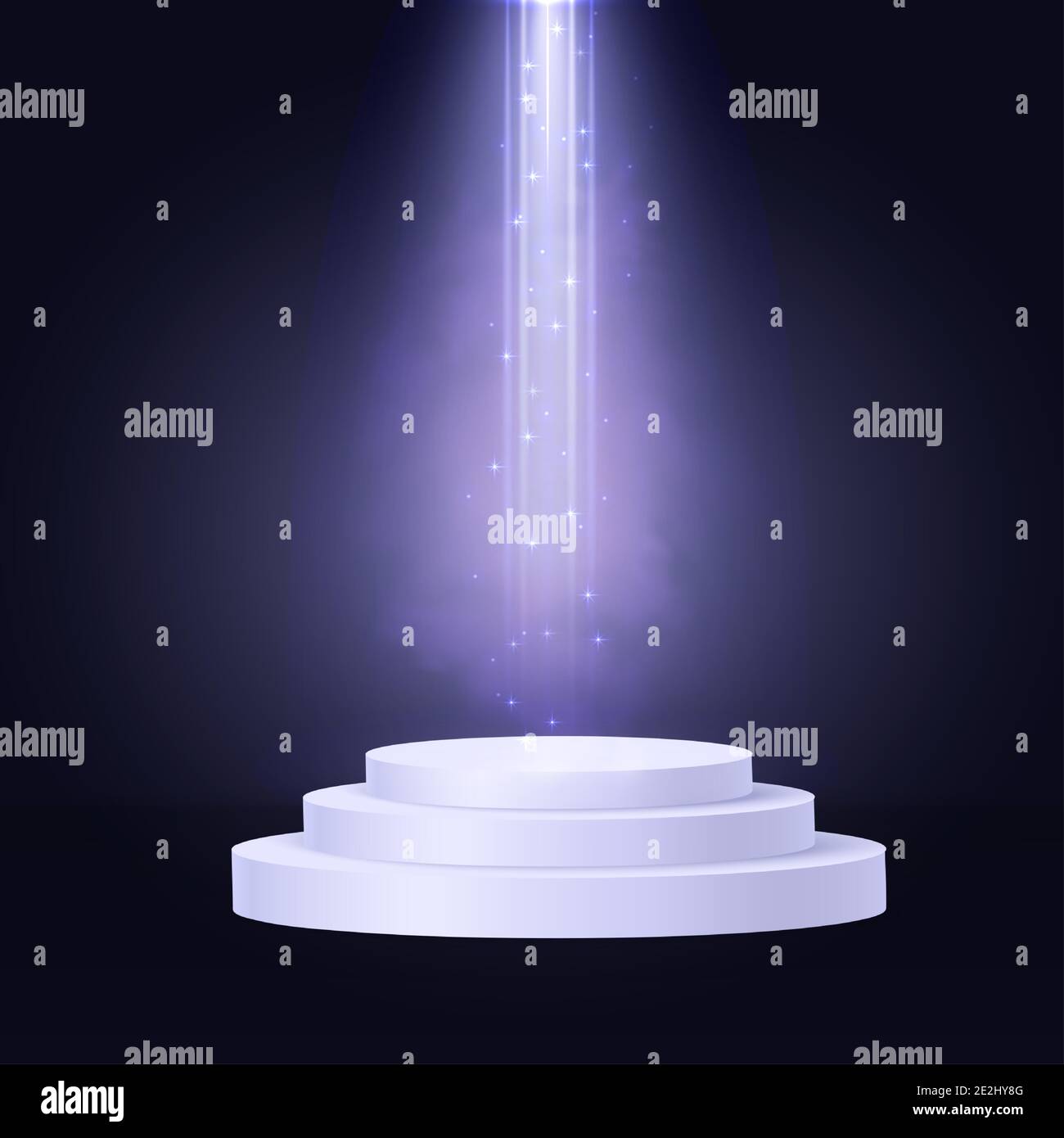 Violet 3d showroom podium Stock Vector Images - Alamy