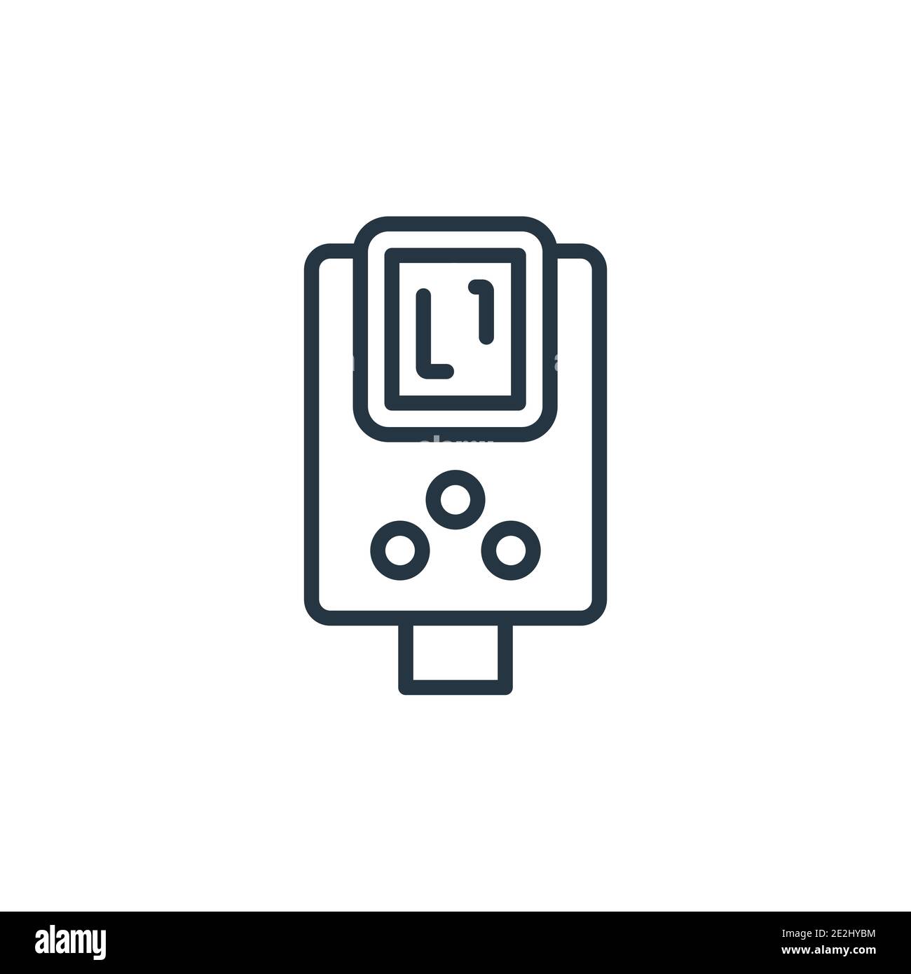 Water heater outline vector icon. Thin line black water heater icon ...