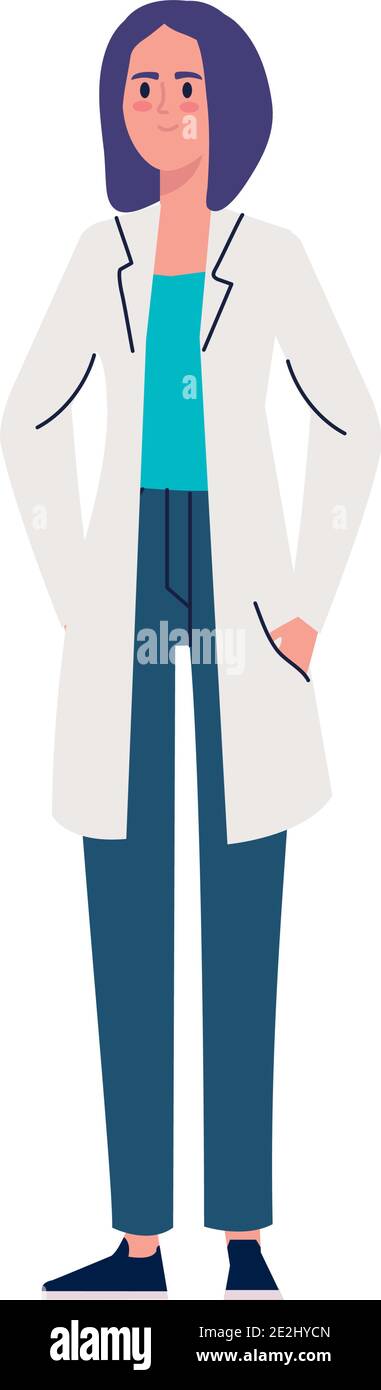 Lady doctor avatar hi-res stock photography and images - Alamy