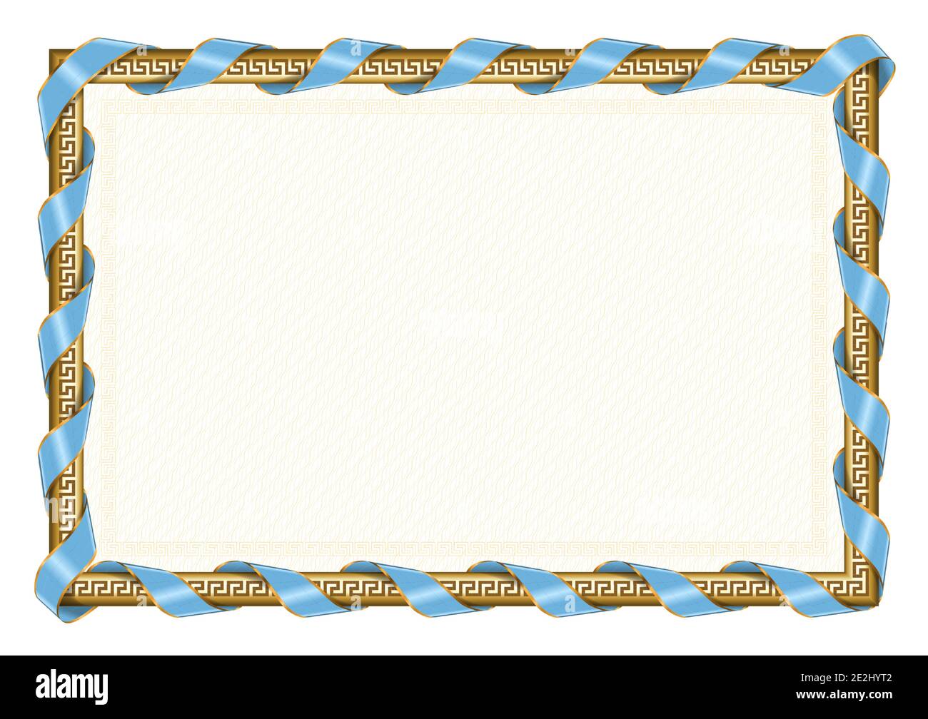 Horizontal frame and border with Fiji flag, template elements for your ...