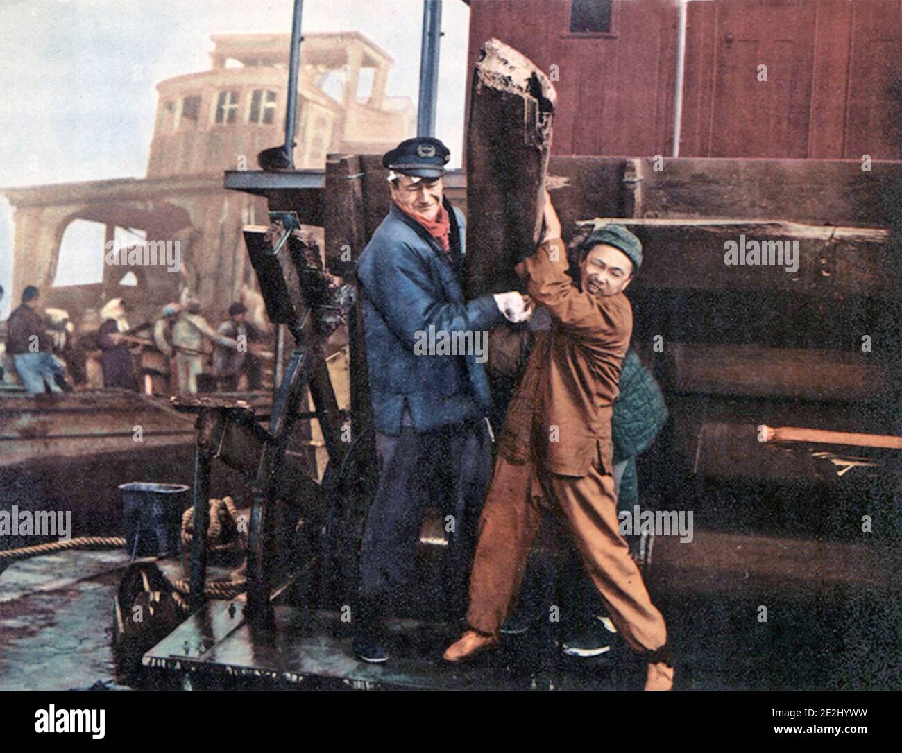 BLOOD ALLEY 1955 Warner Bros film with John Wayne Stock Photo - Alamy
