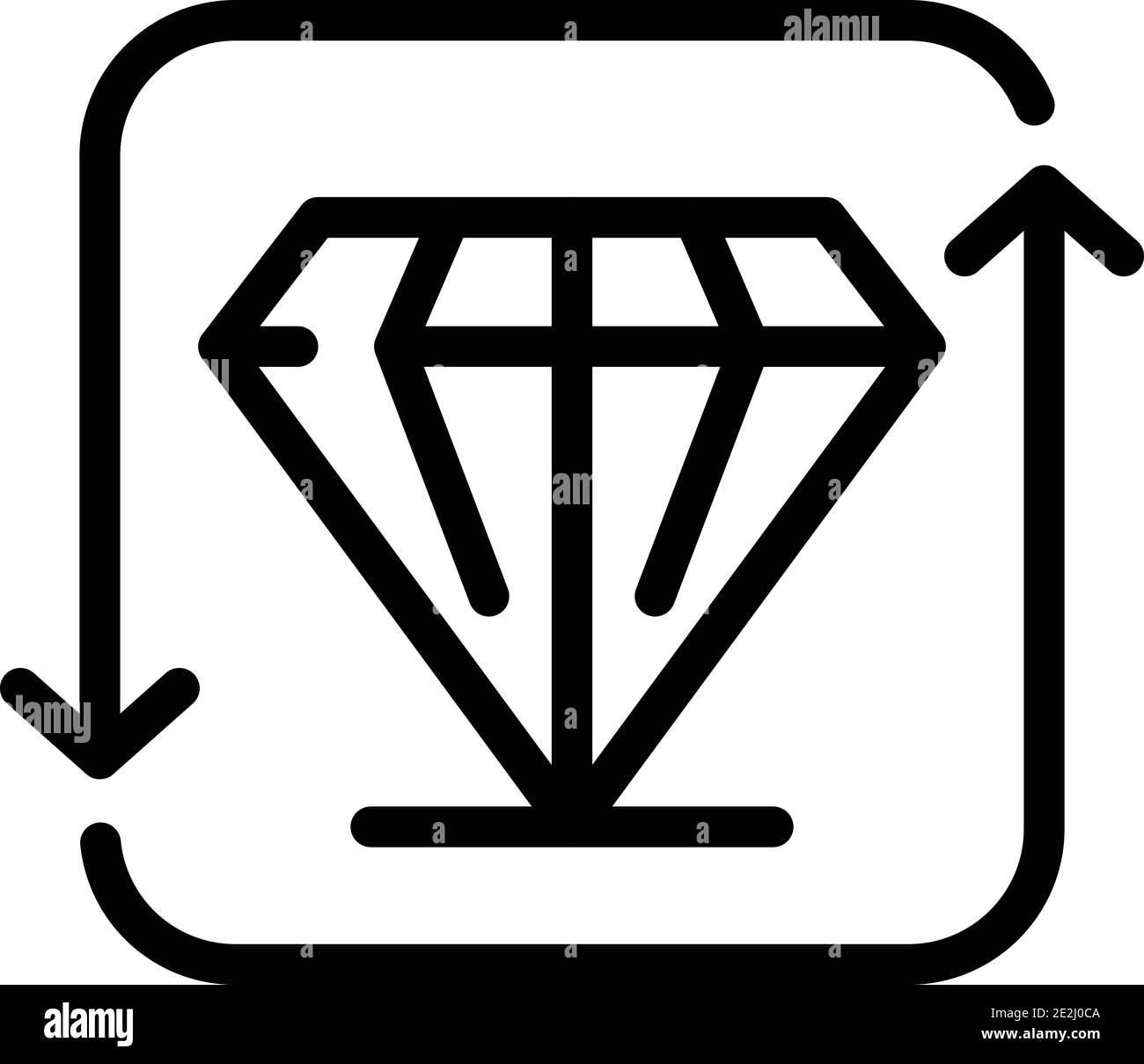 Mining resources icon. Outline mining resources vector icon for web ...