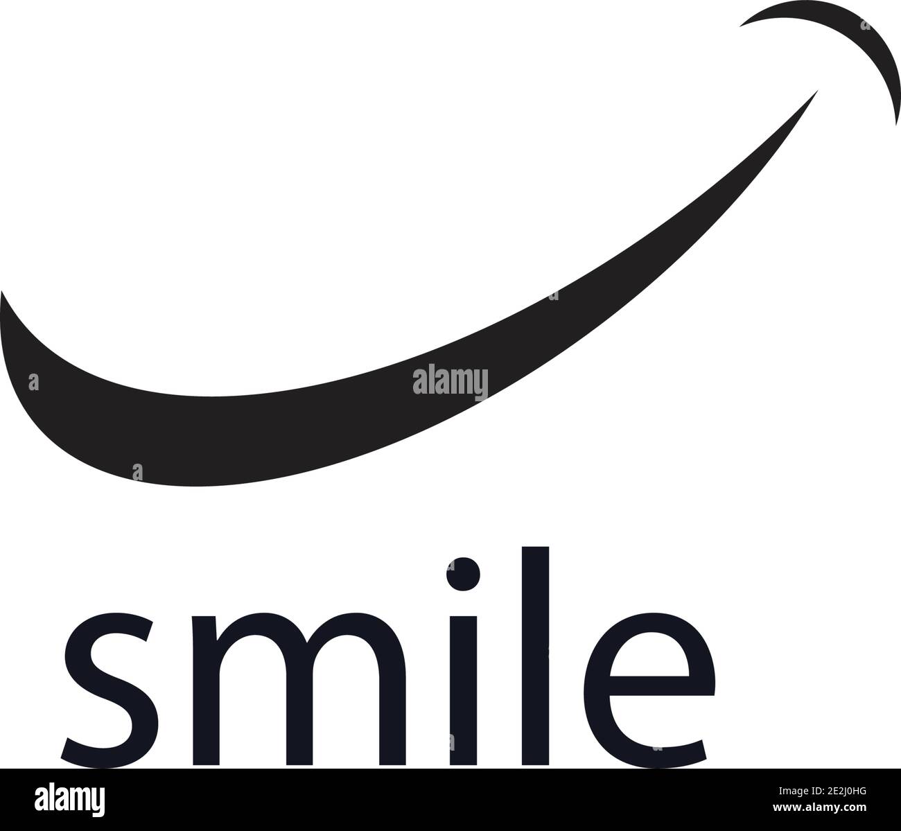smile logo vector icon illustration design template Stock Vector Image ...