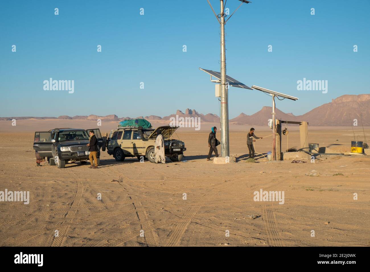 Solar water pumping system in the south of Algeria, Illizi Province ...