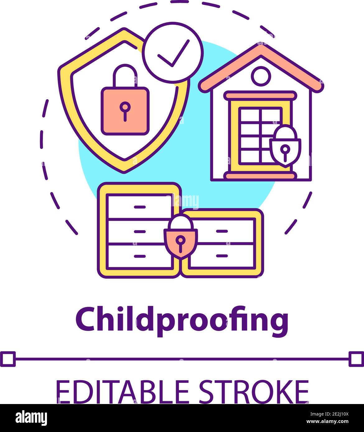 Baby proof cabinet hi-res stock photography and images - Alamy