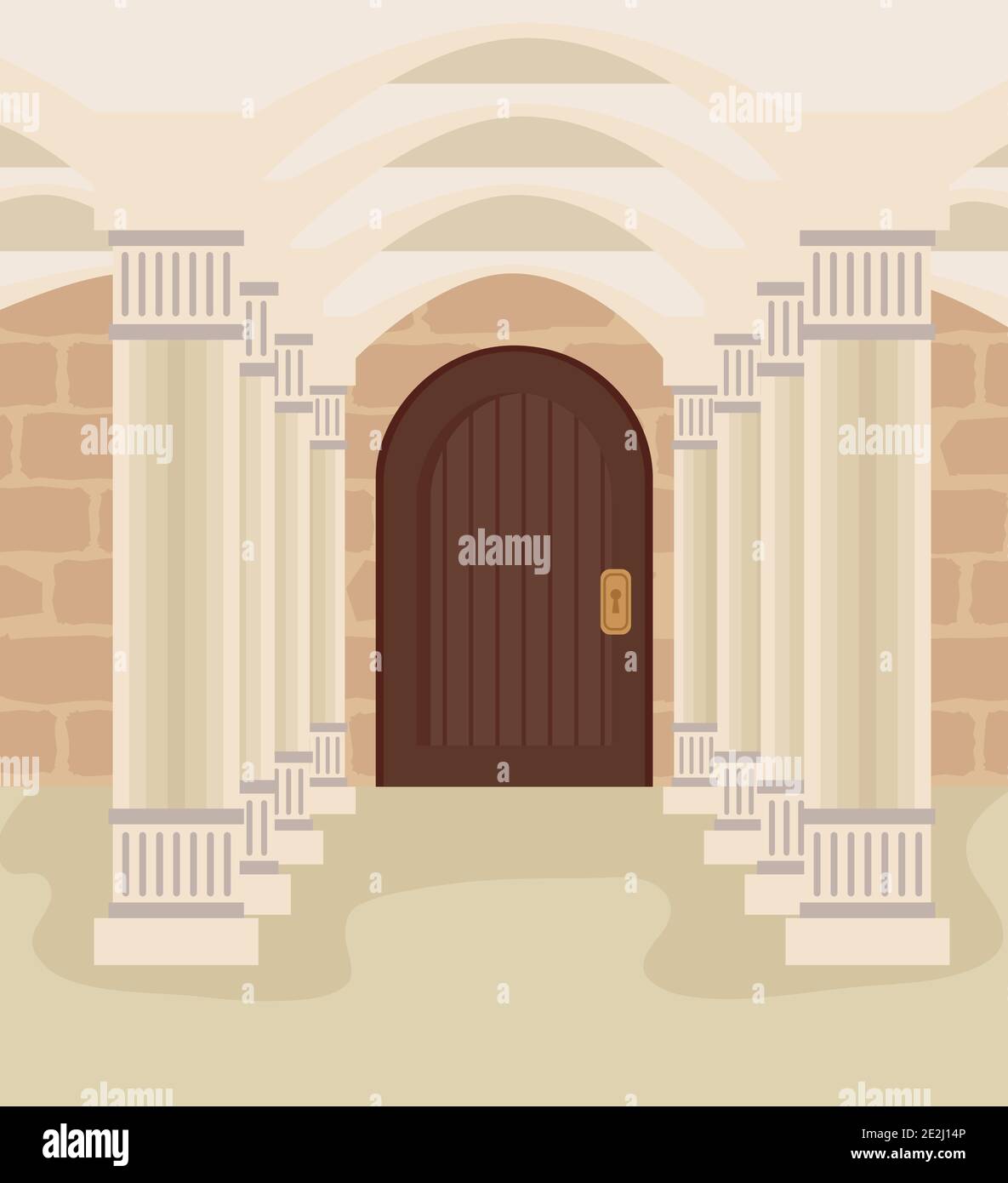 Fairytale castle door vector design Stock Vector Image & Art - Alamy