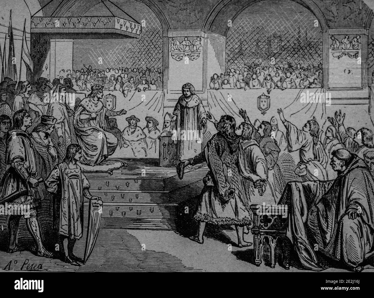 , general states of 1506 editeur lahur 1883 Stock Photo - Alamy