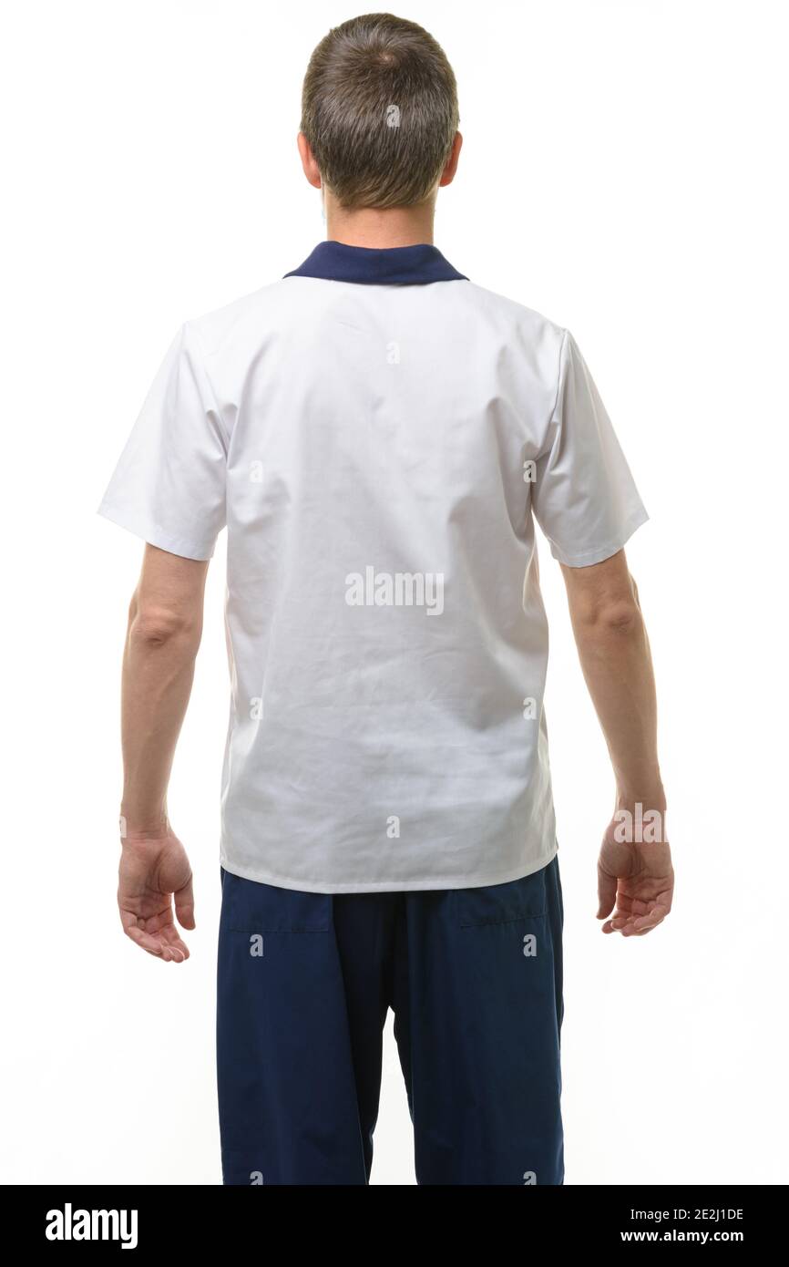 Back in white pants Cut Out Stock Images & Pictures - Alamy