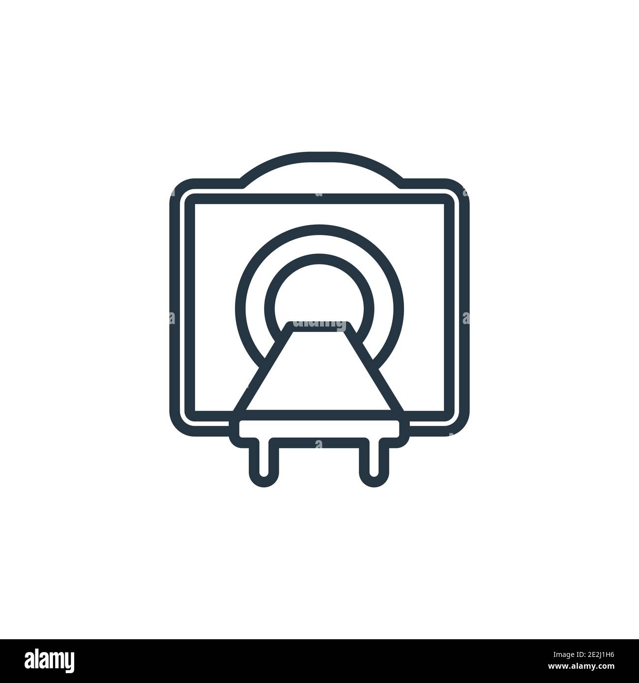 Scan outline vector icon. Thin line black scan icon, flat vector simple ...